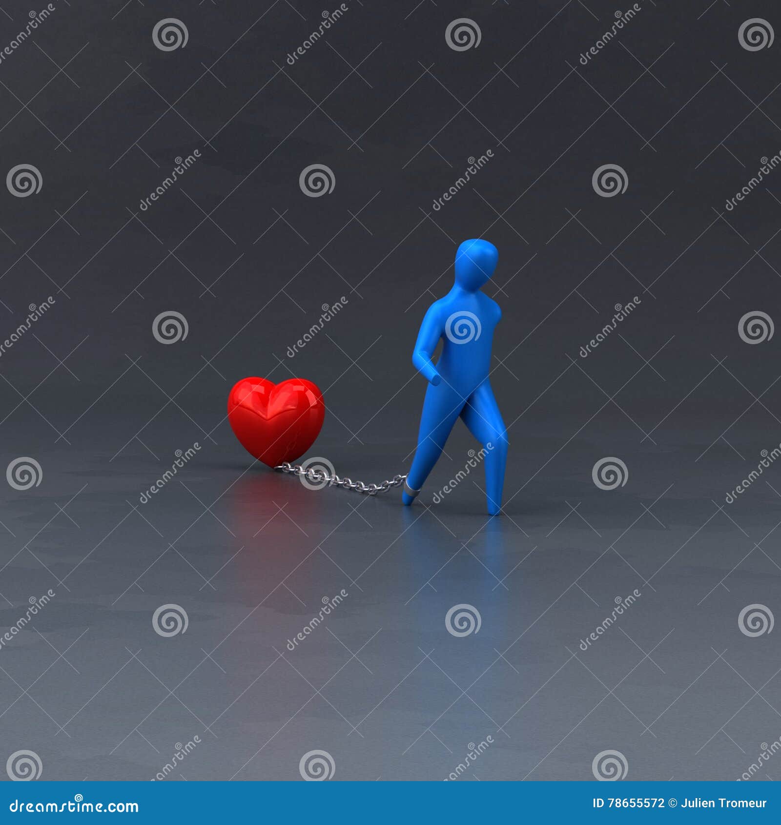 Burden Symbol - 3D Illustration Stock Illustration - Illustration of ...