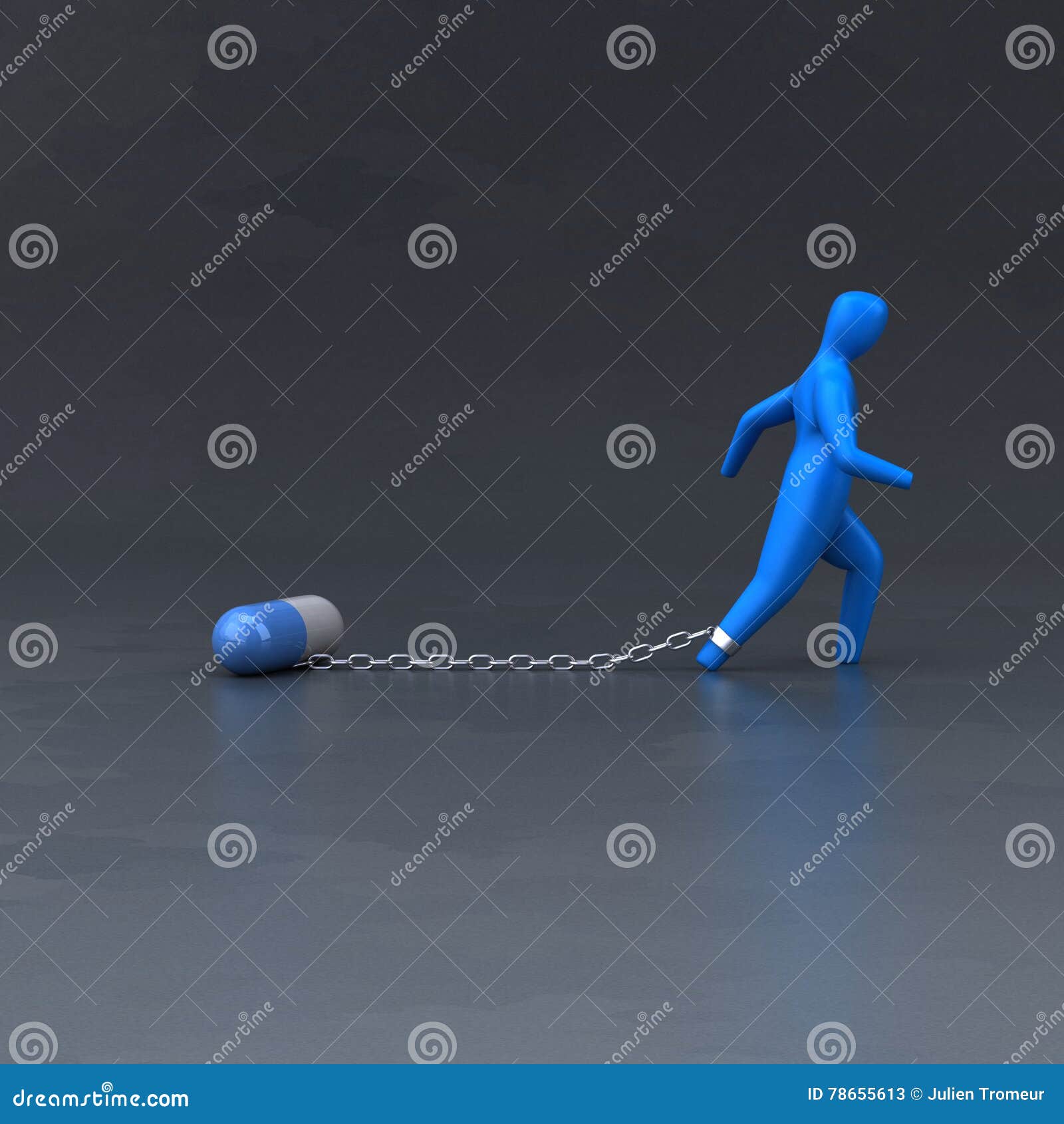 Burden Symbol - 3D Illustration Stock Illustration - Illustration of ...