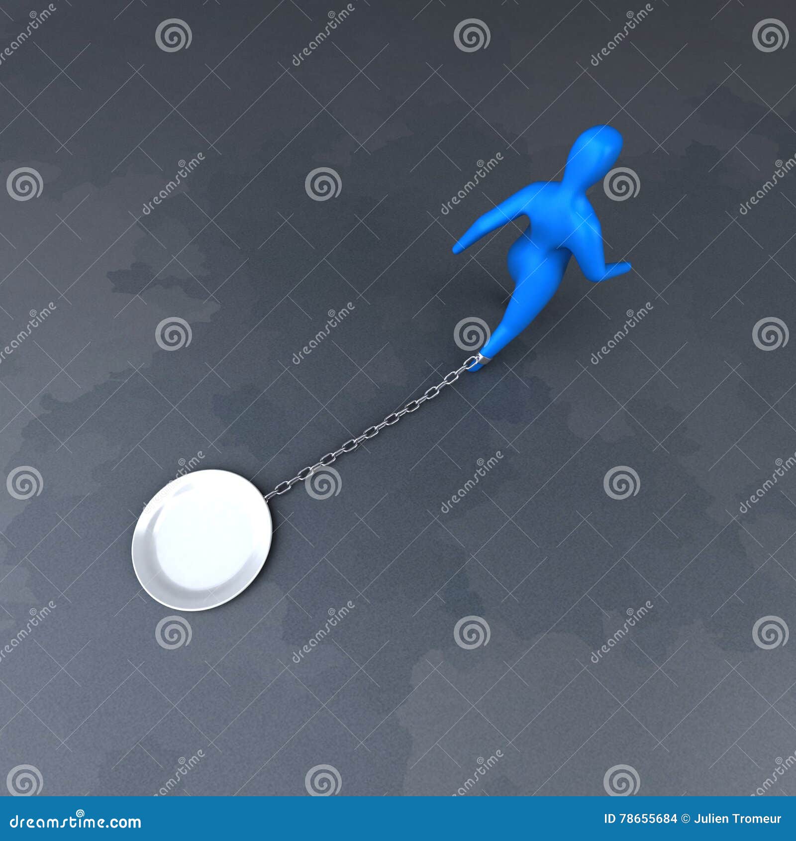 Burden Symbol - 3D Illustration Stock Illustration - Illustration of ...