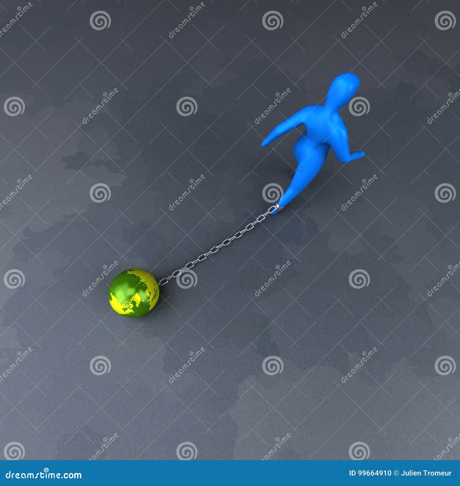 Burden Symbol - 3D Illustration Stock Illustration - Illustration of ...