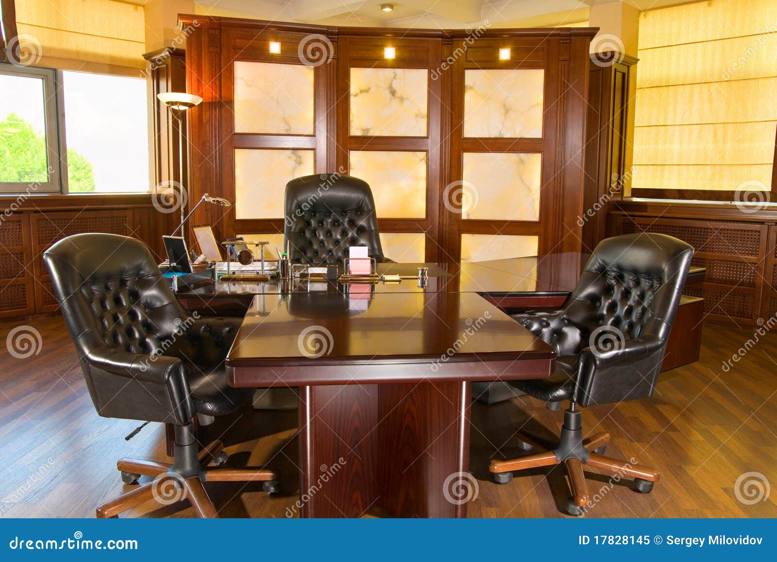 Bureau exécutif image stock. Image du affaires, affichage - 17828145