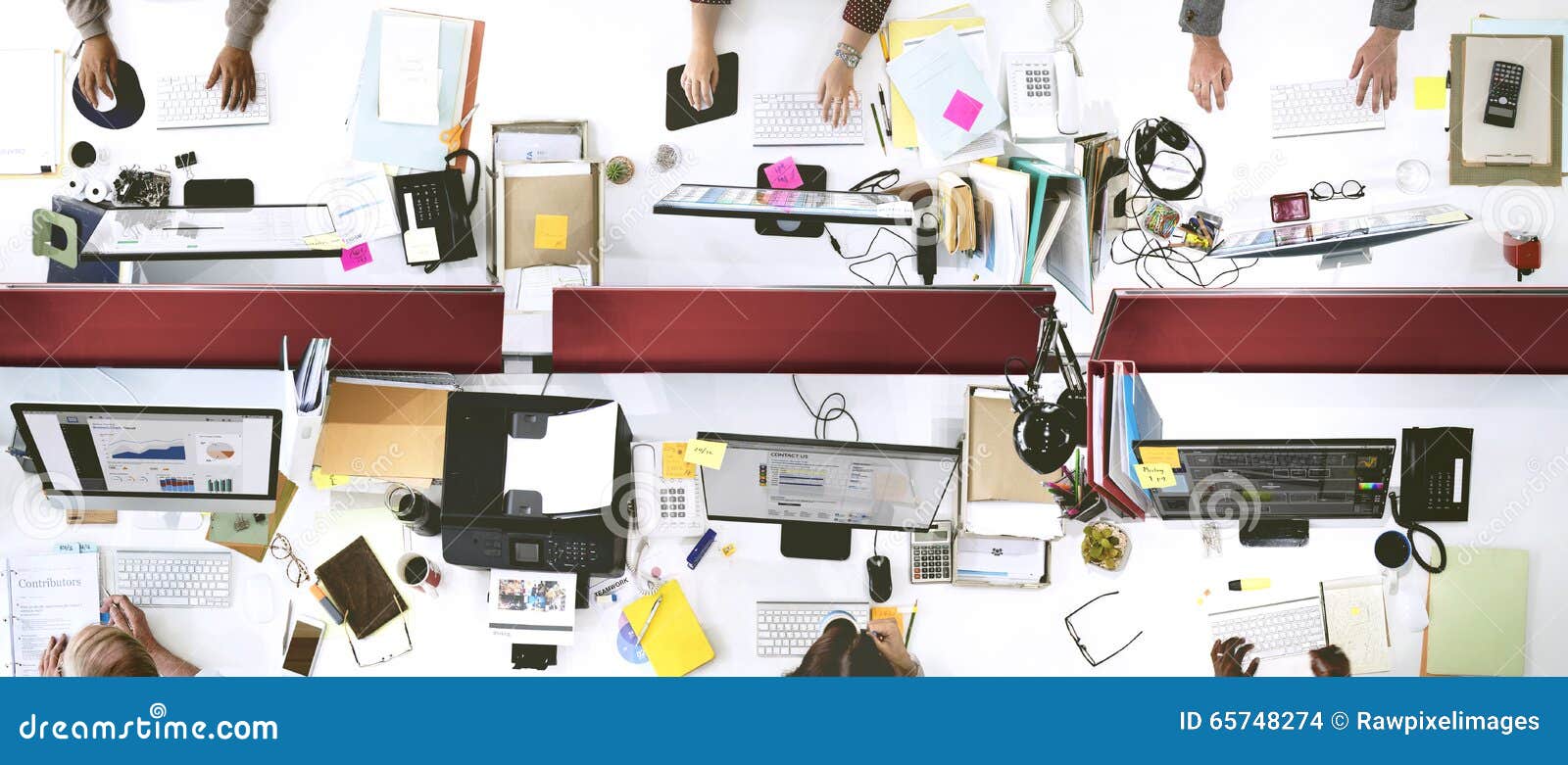 Bureau Team Working Togetherness Workplace Concept Photo stock - Image ...