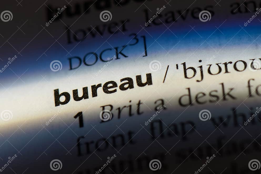 Bureau stock image. Image of bureau, definition, page - 114405535