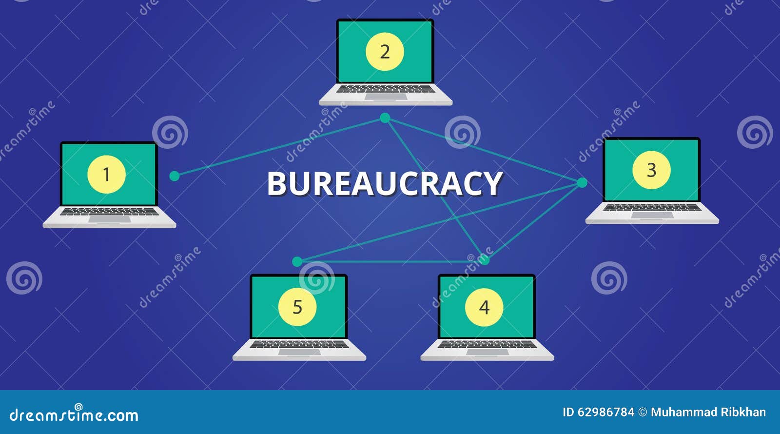 Bureaucracy Concept Illustration Step Stock Vector - Illustration of ...