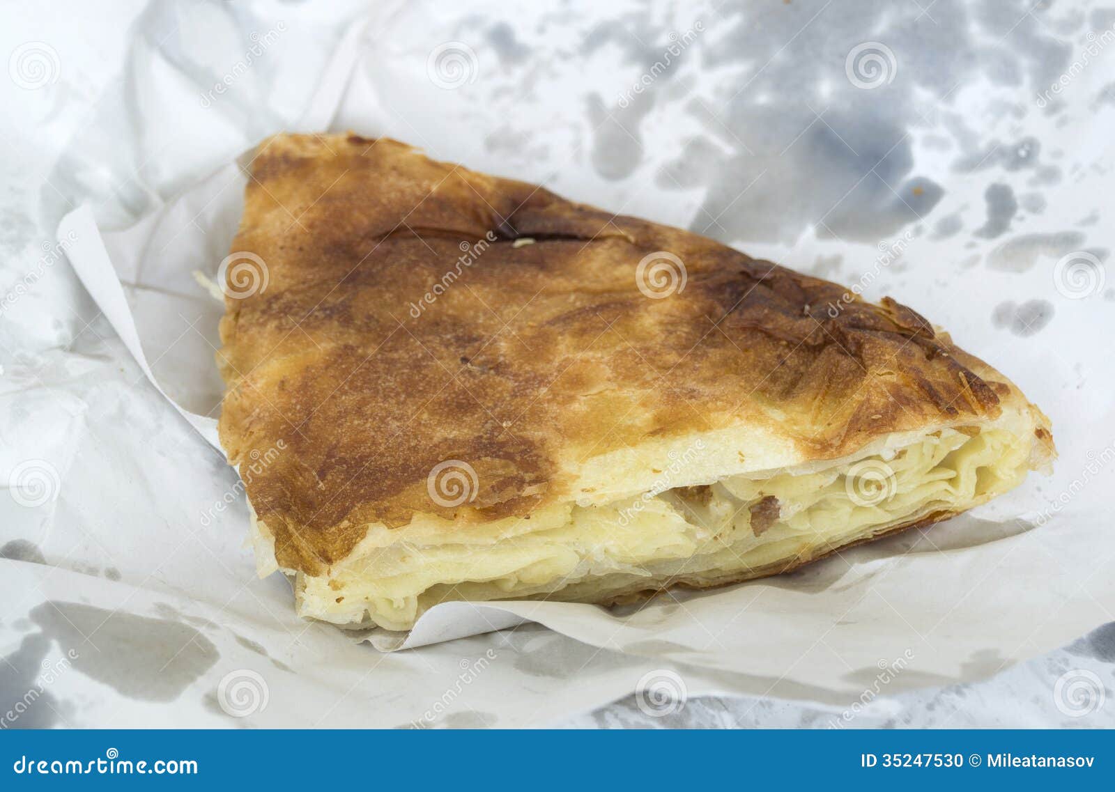 Burek with meat stock photo. Image of meat, pastry, dough - 35247530