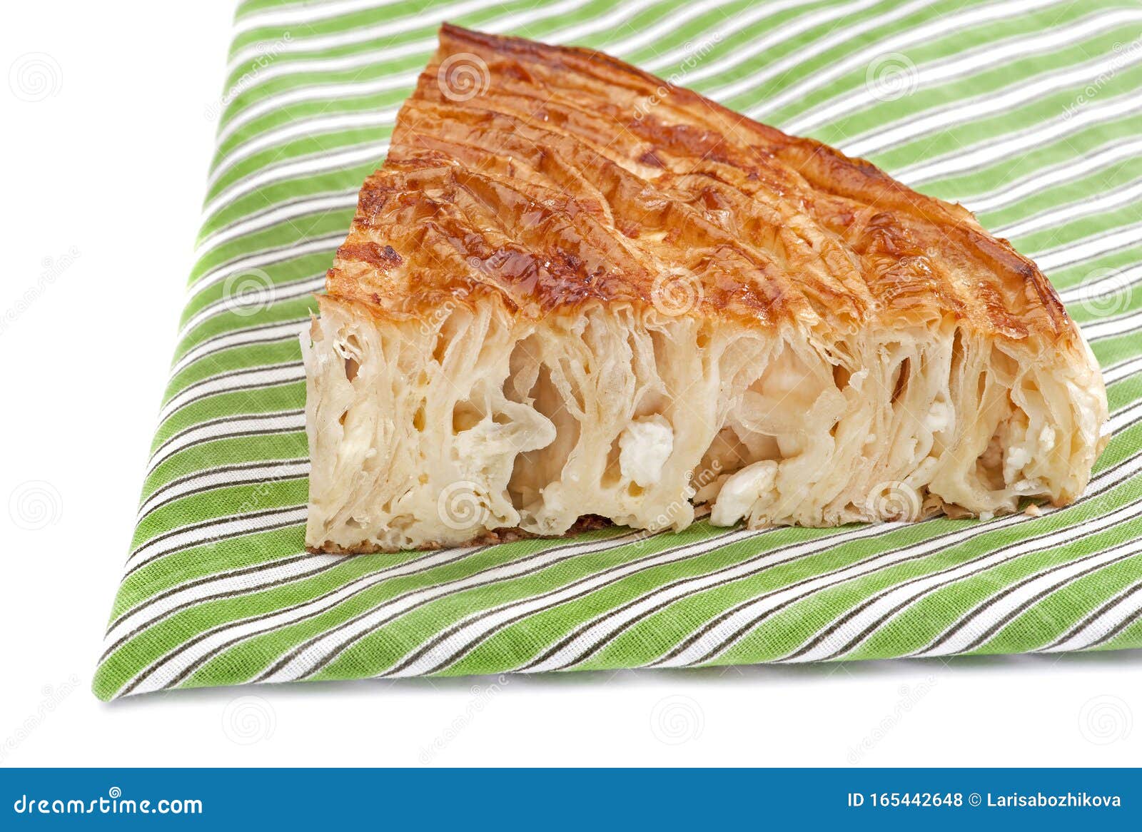 Burek pie with cheese stock photo. Image of baniza, greek - 165442648