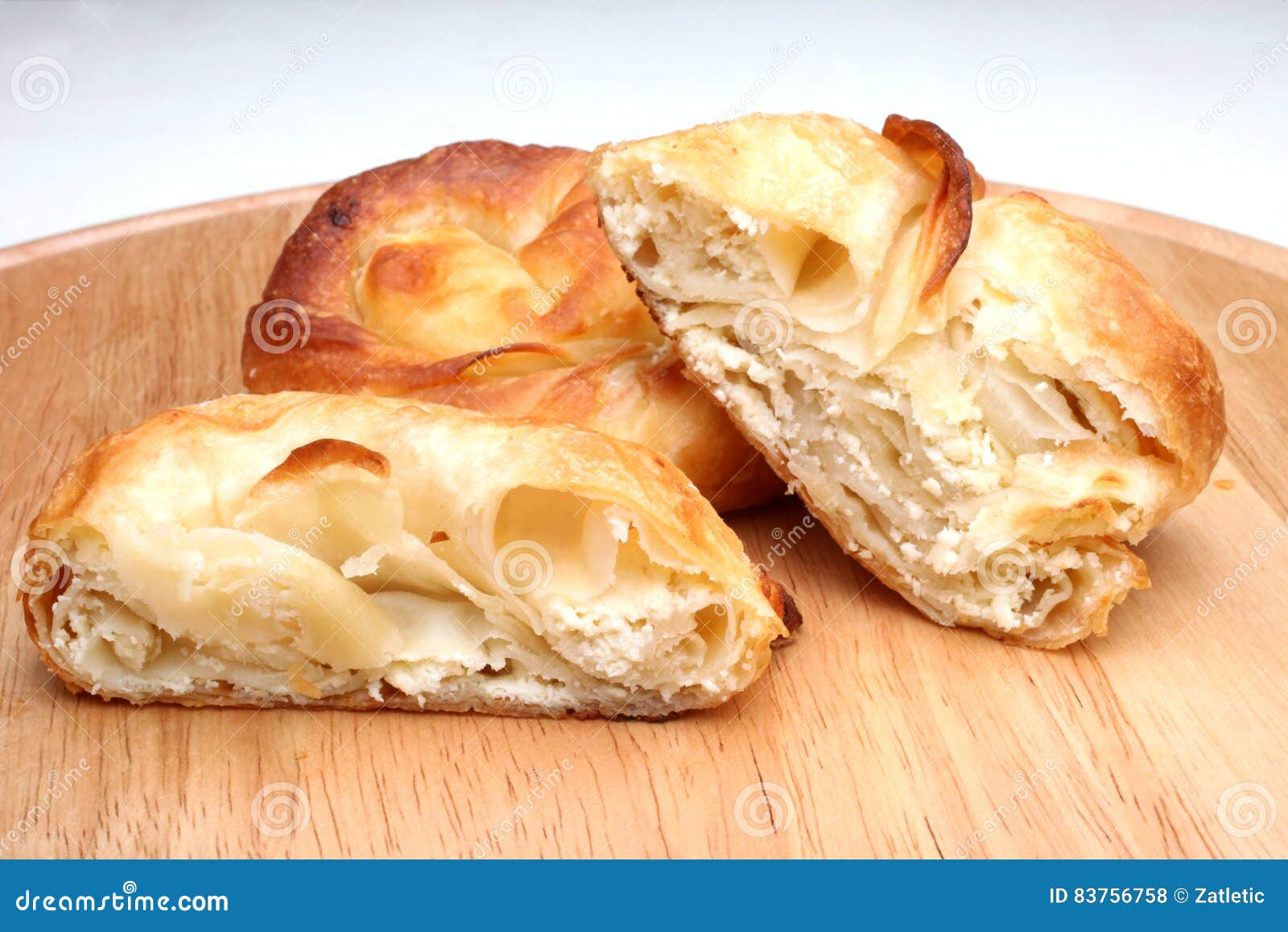 Burek Pie with Meat, Cheese or Spinach Stock Photo - Image of delicious ...