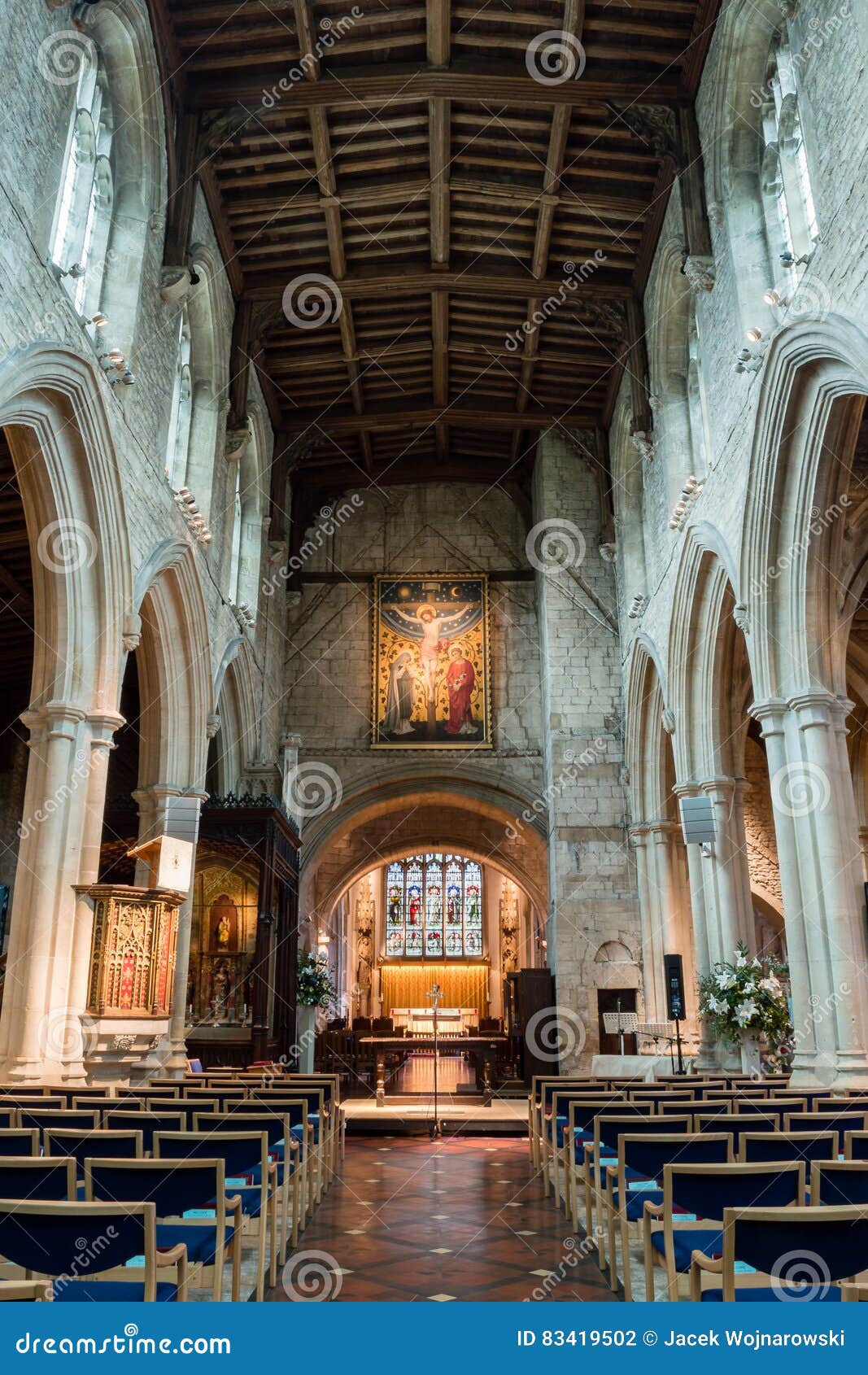 Burford-Kirchen-Kirchenschiff a Redaktionelles Stockfotografie - Bild ...
