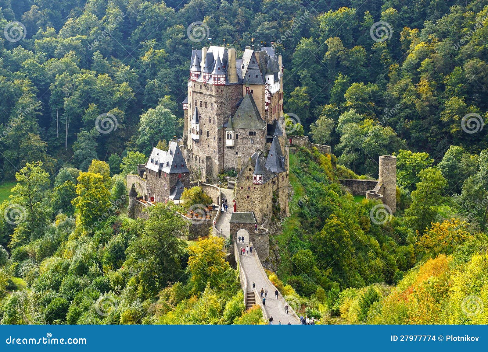 Burg Eltz. editorial stock image. Image of rock, river - 27977774