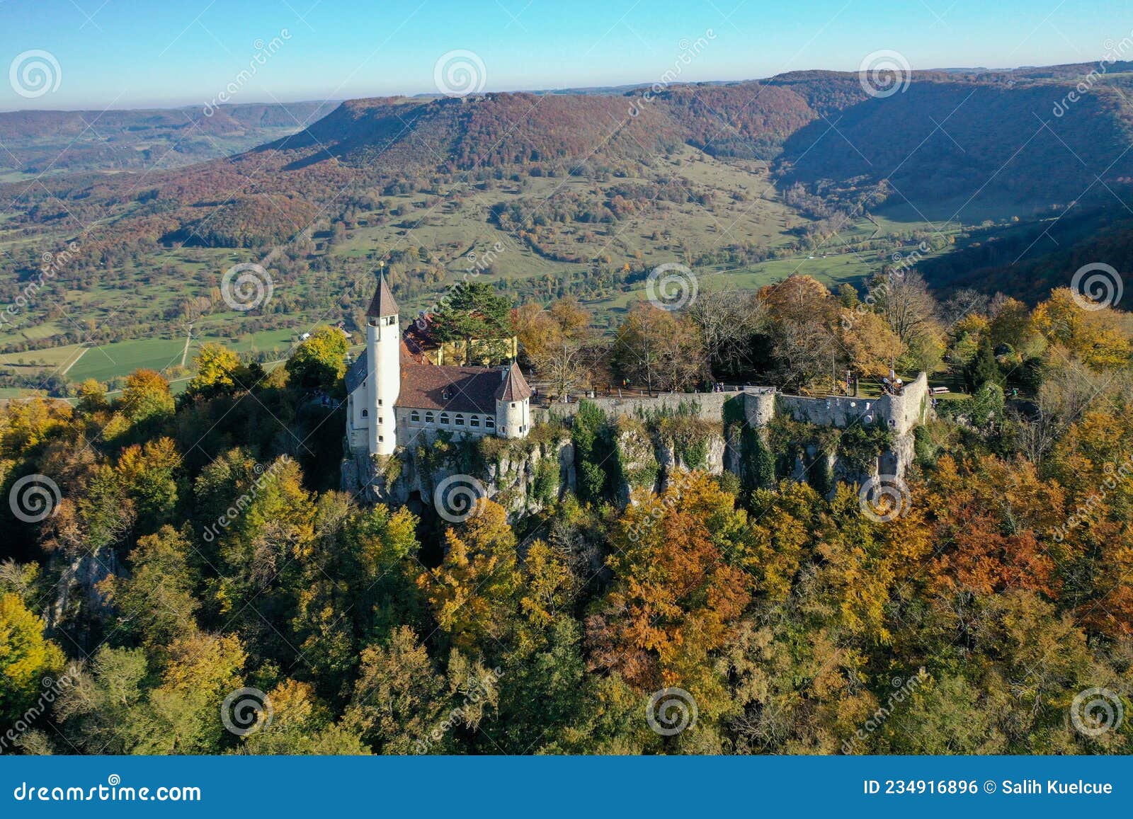 Teck Castle on the Swabian Alb Stock Photo - Image of romance, landmark ...