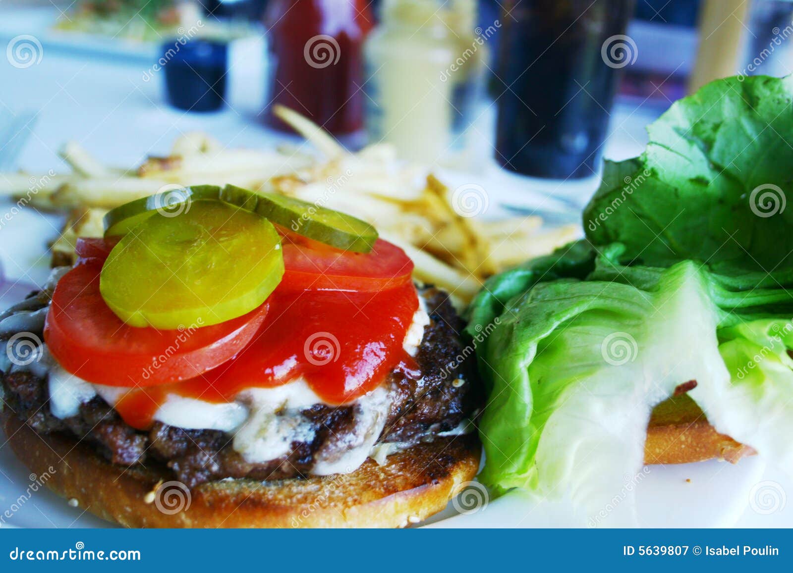 Burger stock image. Image of fresh, appetite, decoration - 5639807