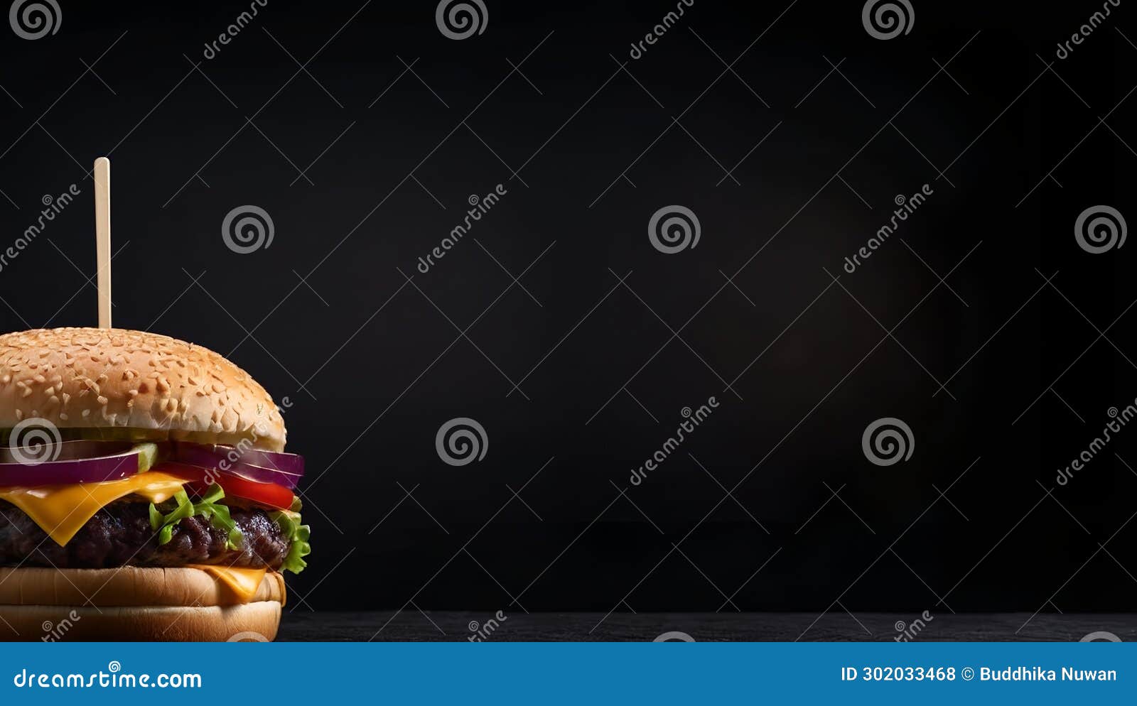 Burger in Background Black Gradient Stock Photo - Image of yellow ...