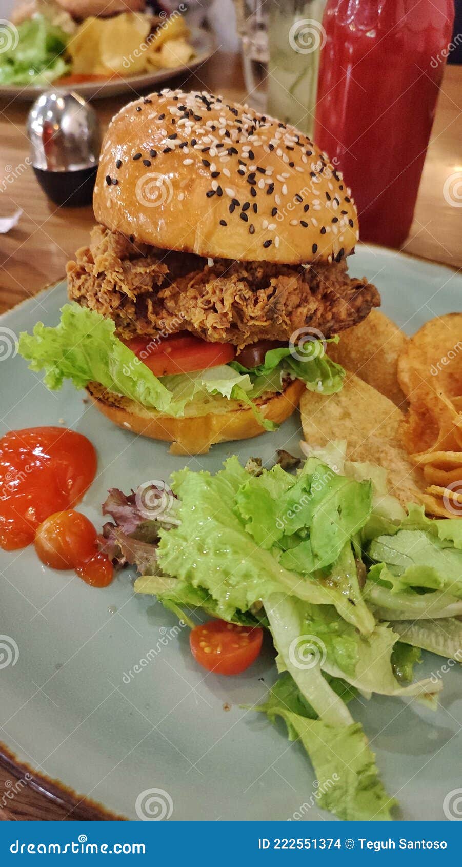 Burger is the best snack stock photo. Image of sandwich - 222551374