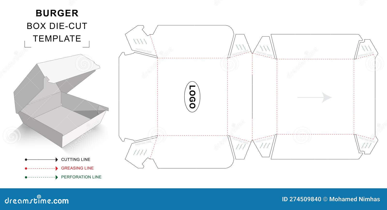 Burger Template In Cartoon Concept Design With Burger Text For Logo ...
