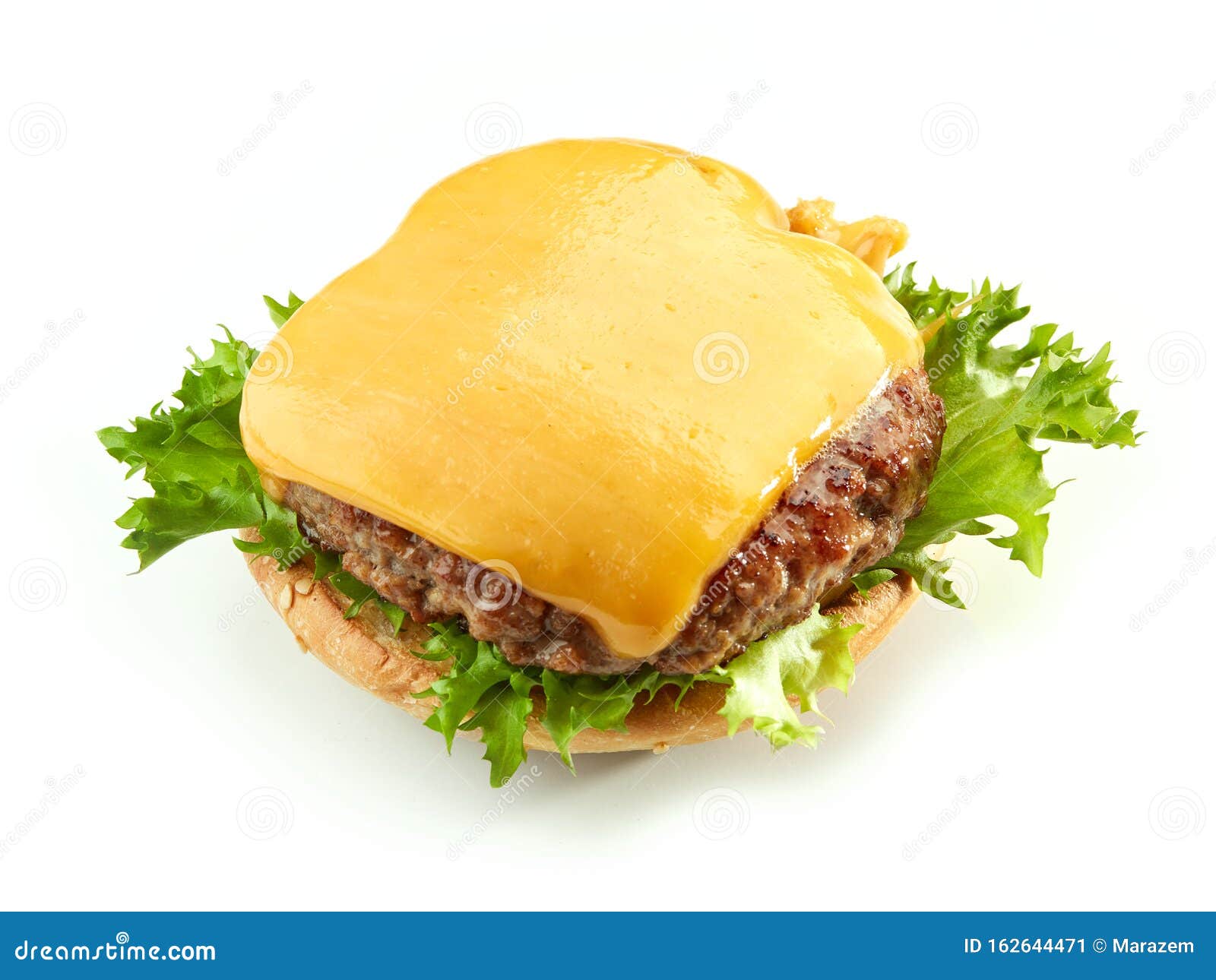 Burger Bread with Meat and Cheese Stock Image - Image of lunch, beef ...