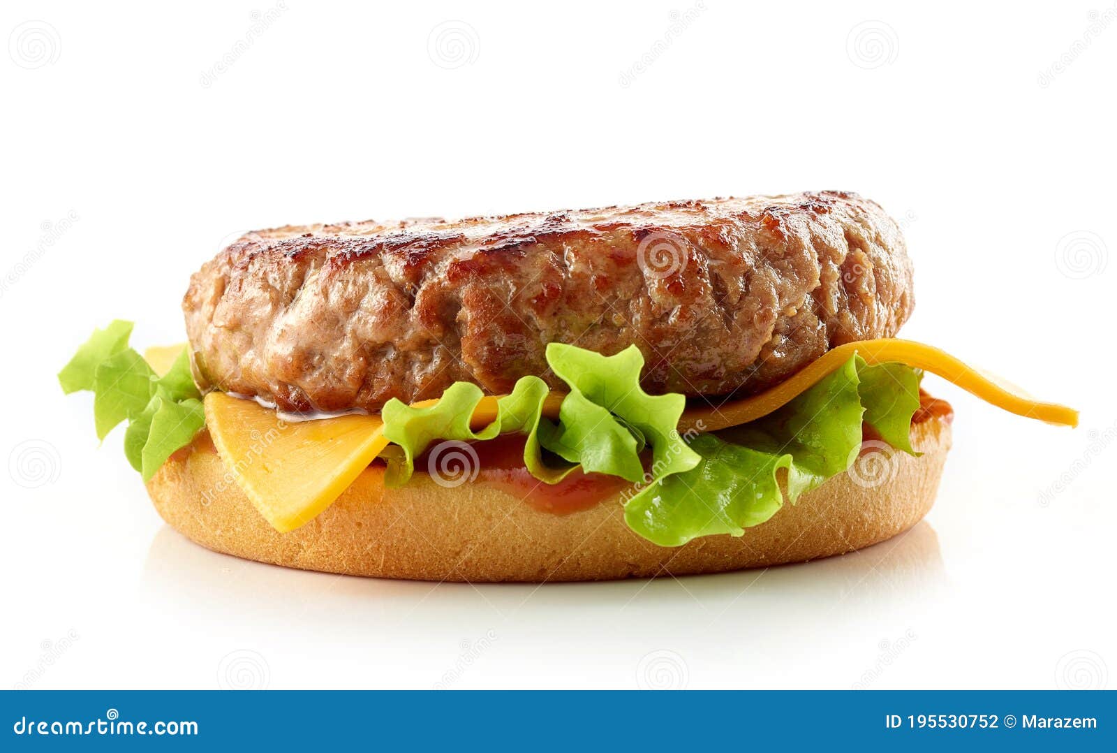 Burger bread with meat stock photo. Image of cooking - 195530752