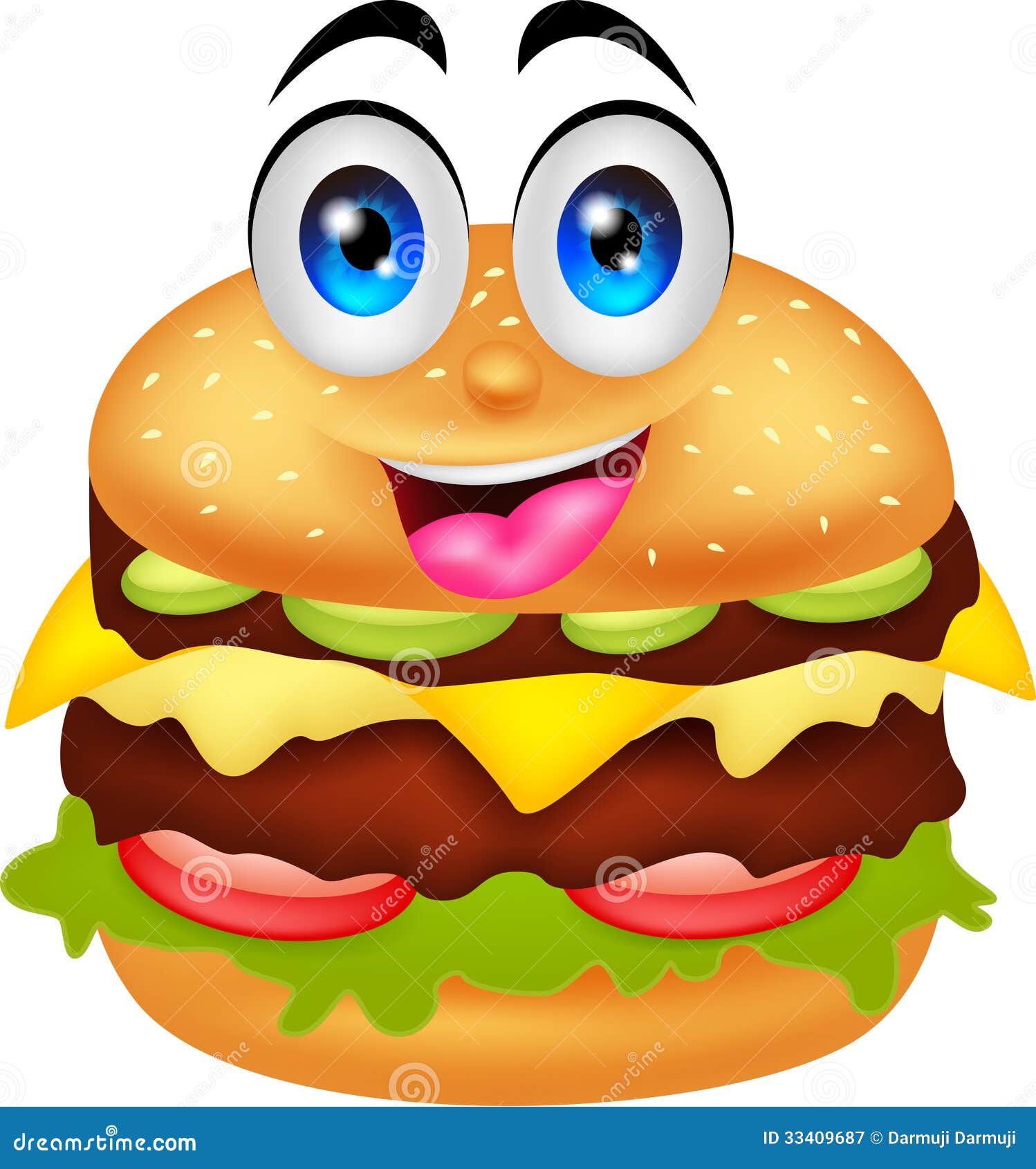 Big Burger Cartoon Royalty-Free Stock Photo | CartoonDealer.com #175155627
