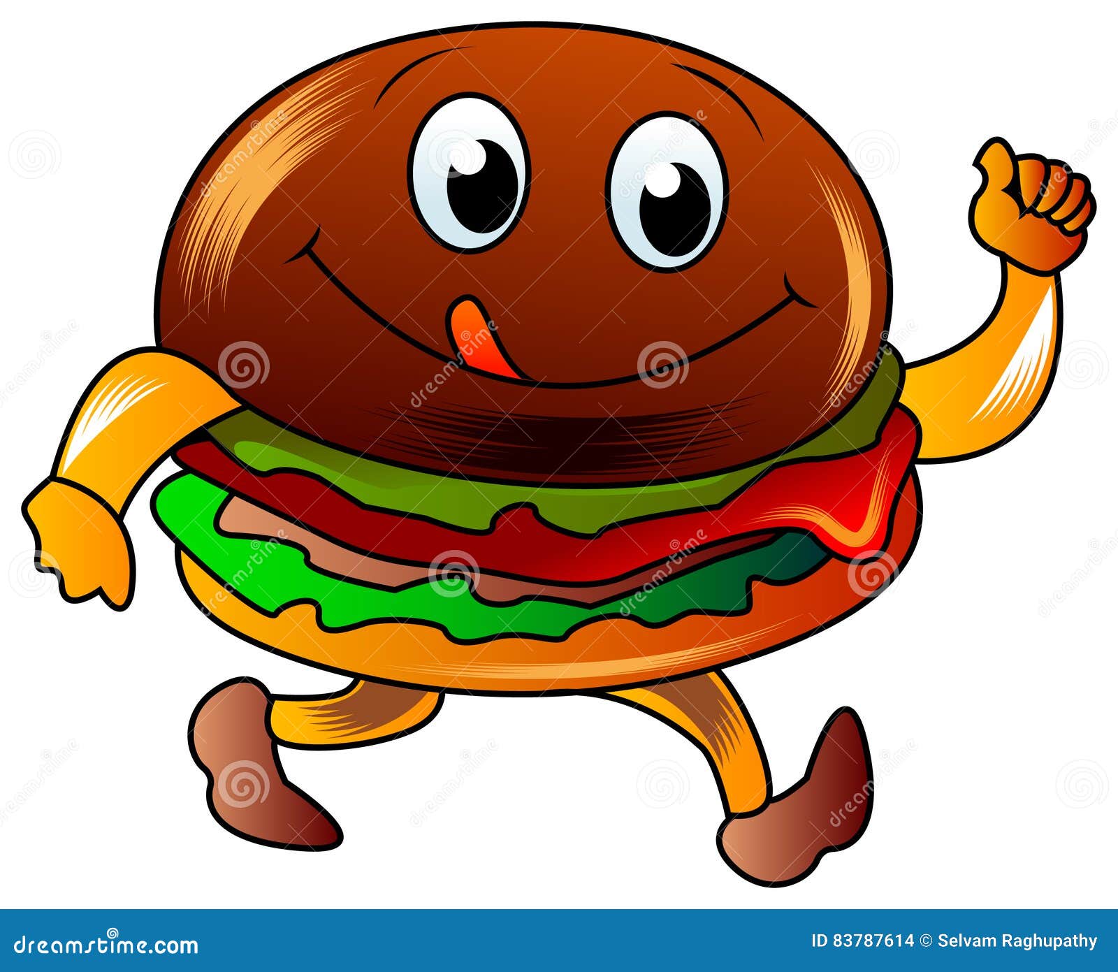 Big Burger Cartoon Royalty-Free Stock Photo | CartoonDealer.com #175155627