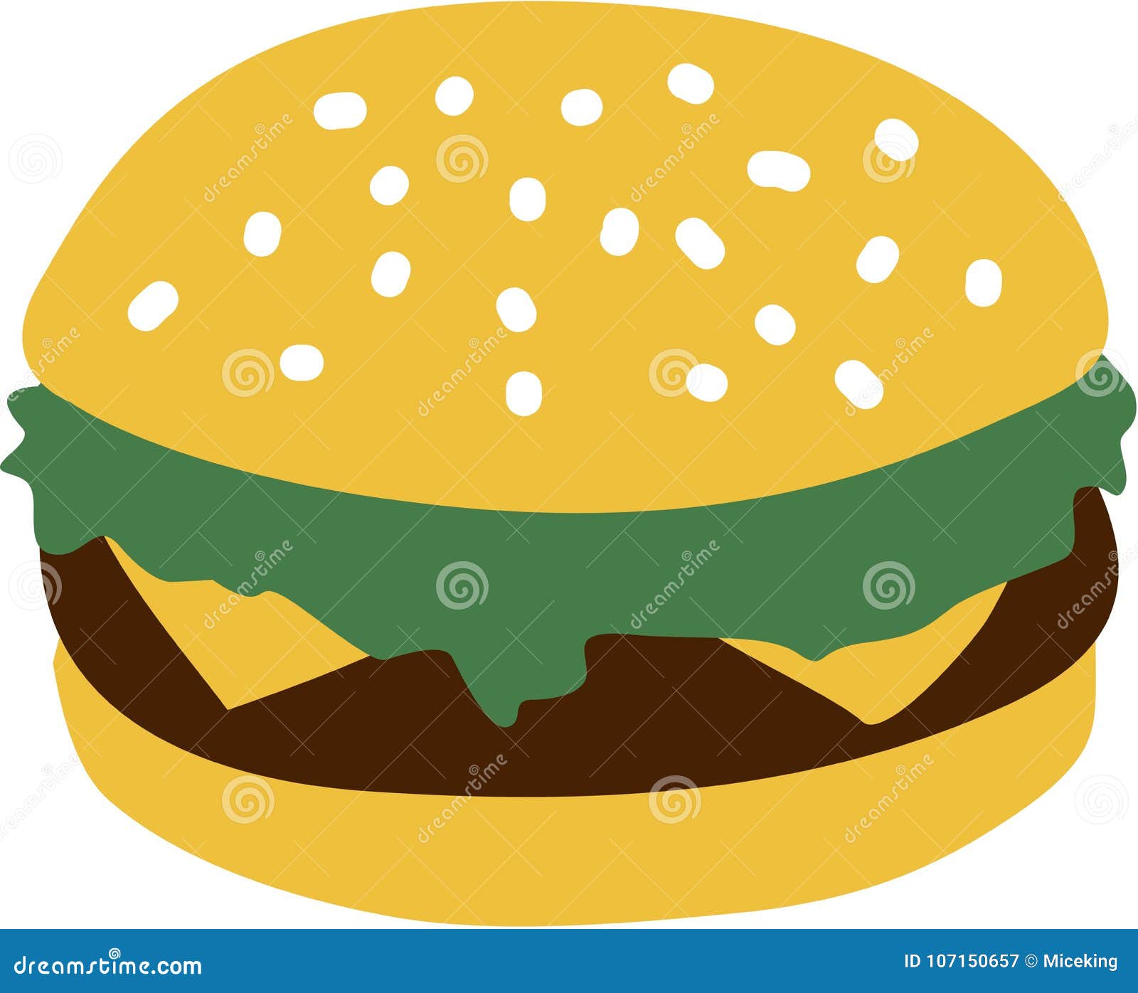 Burger Cheeseburger vector stock illustration. Illustration of symbol ...