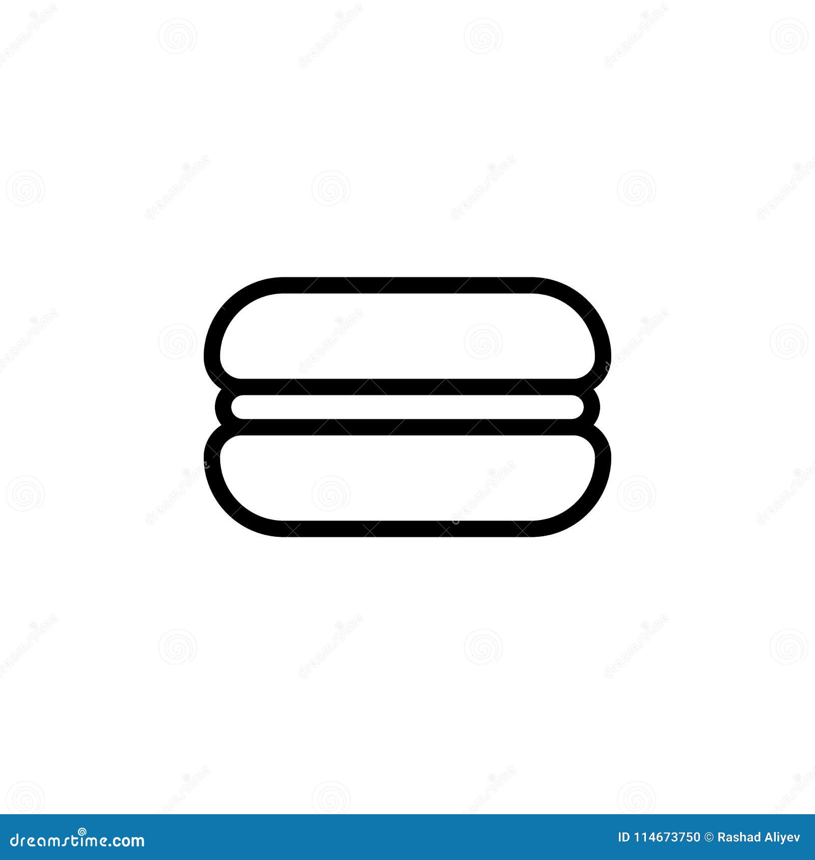 Burger Icon. Element of Minimalistic Icons for Mobile Concept and Web ...