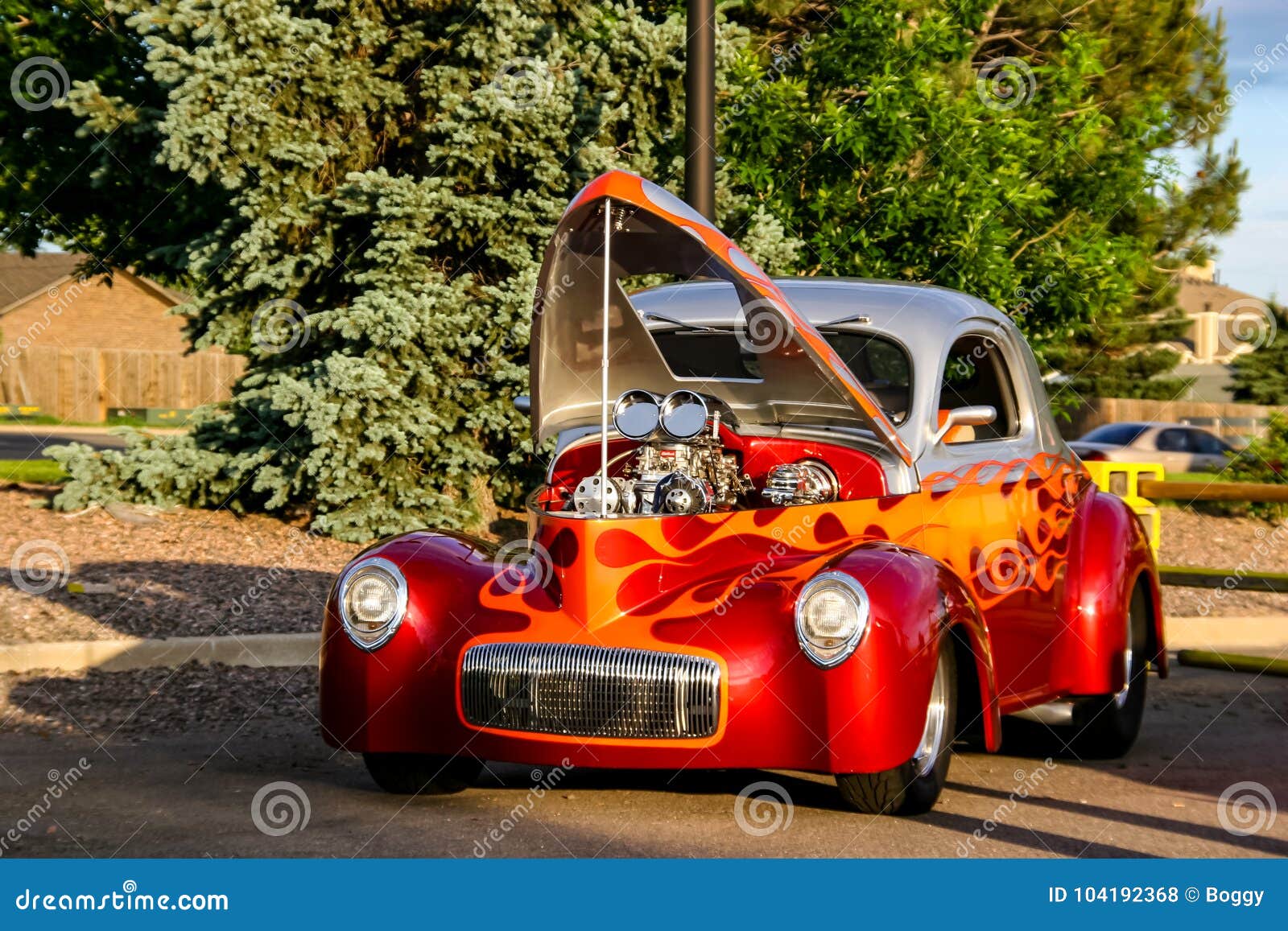 Burger King Classic Car Toont in Denver Redactionele Stock Foto - Image ...