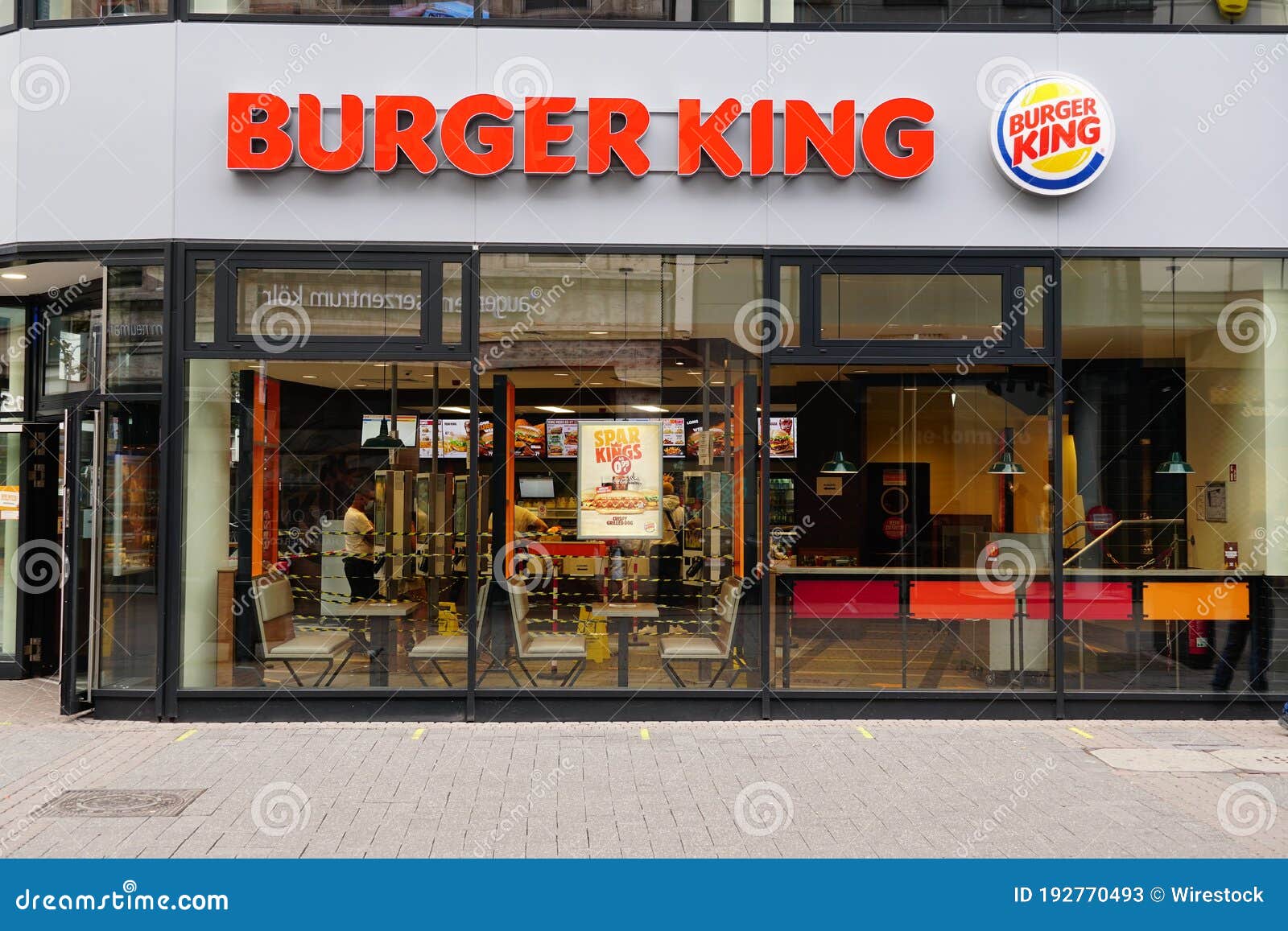Burger King in Cologne Schildergasse Editorial Stock Photo - Image of ...