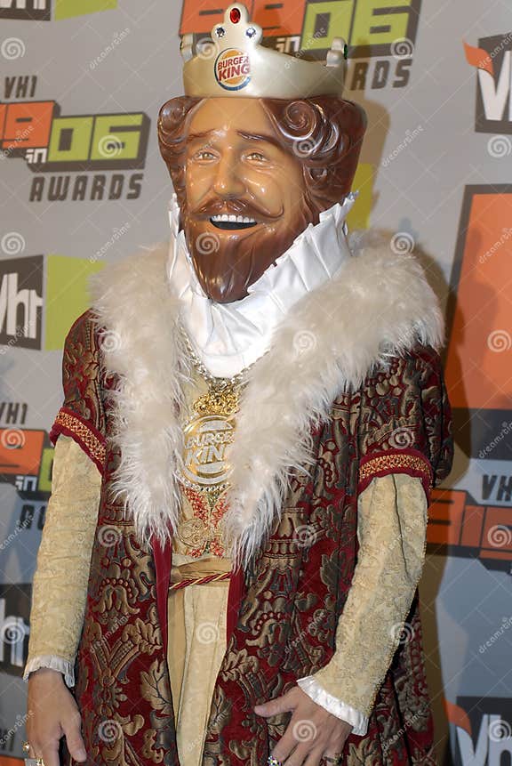 The Burger King on the Red Carpet Editorial Image - Image of show, food ...
