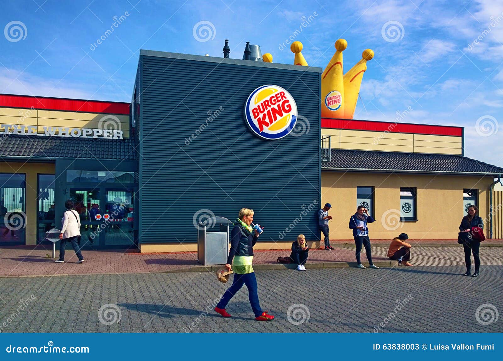 Burger King at Rest Stop on German Motorway Editorial Stock Photo ...