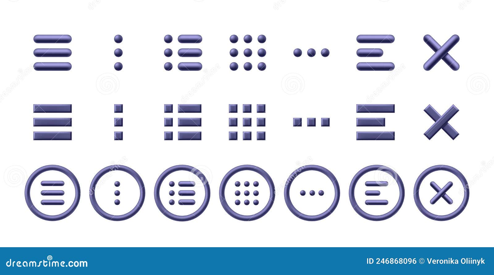 Hamburger Close Menu Vector Icons Stock Illustrations – 21 Hamburger ...