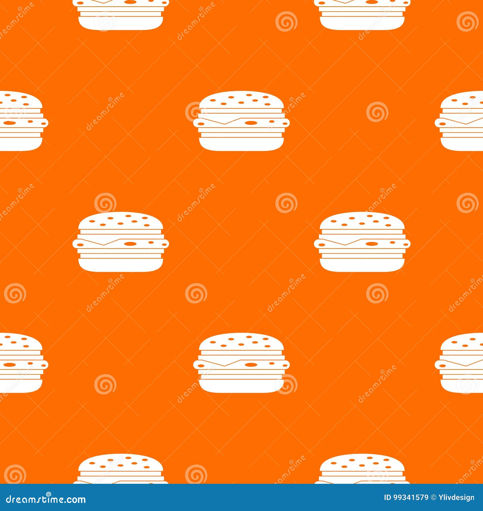 Burger pattern seamless stock vector. Illustration of cuisine - 99341579