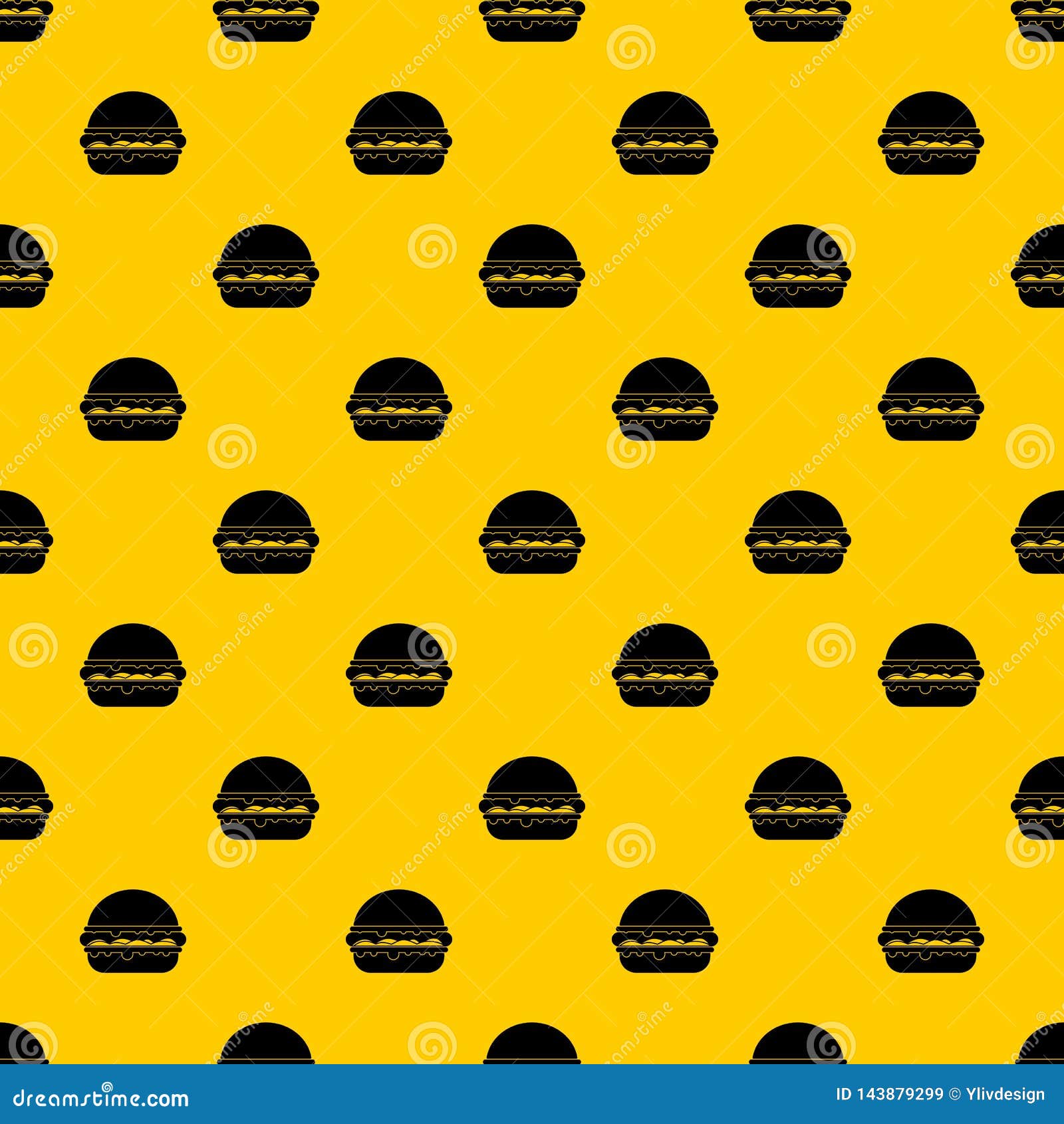 Burger pattern vector stock vector. Illustration of geometric - 143879299
