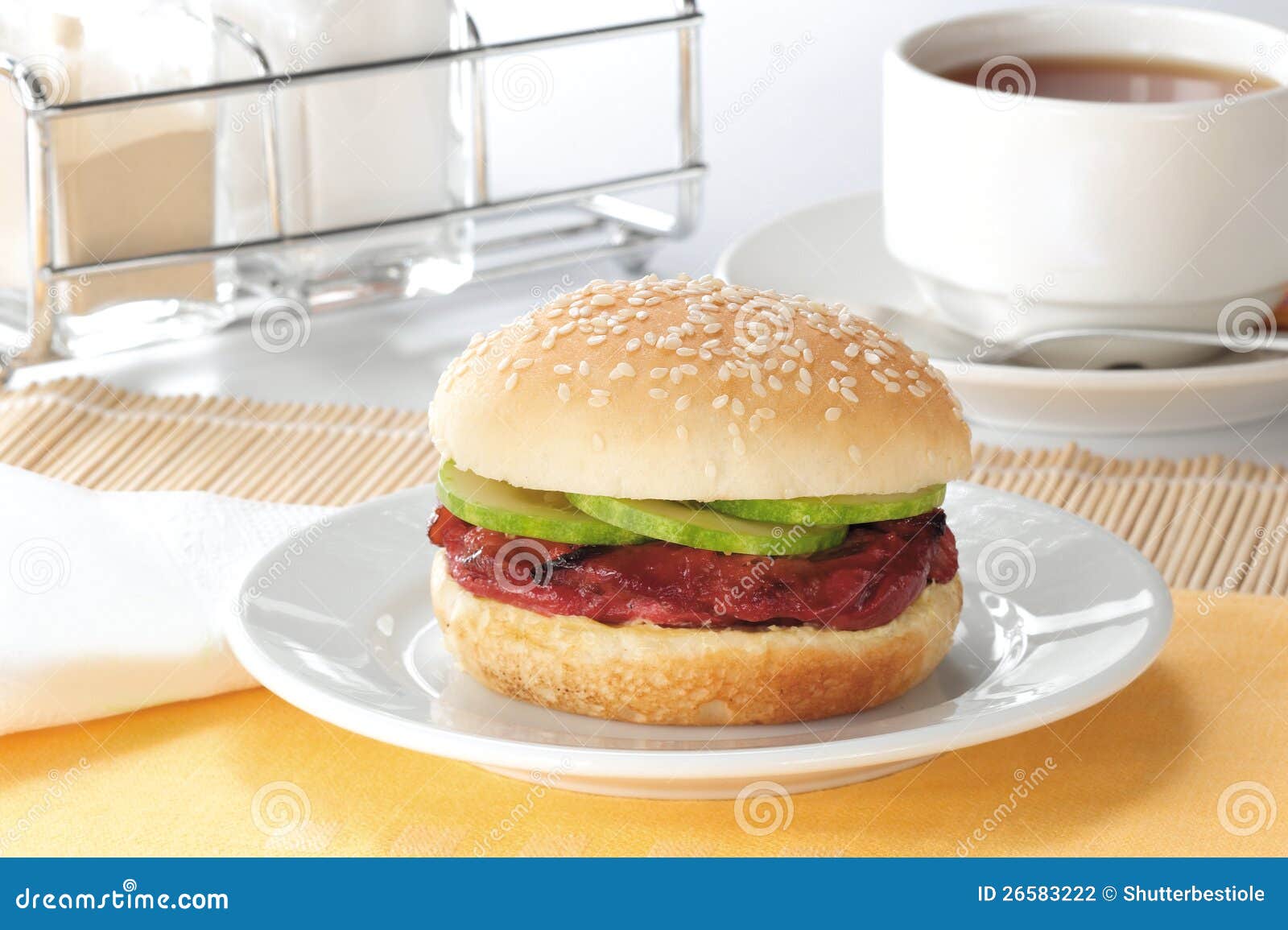 Burger set stock photo. Image of eating, healthy, burger - 26583222