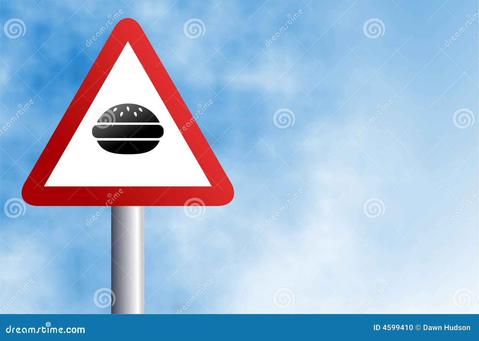Burger sign stock illustration. Illustration of food, sandwich - 4599410