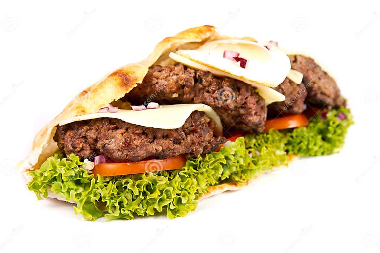 Burger sub stock photo. Image of meat, hamburger, beef - 35248572