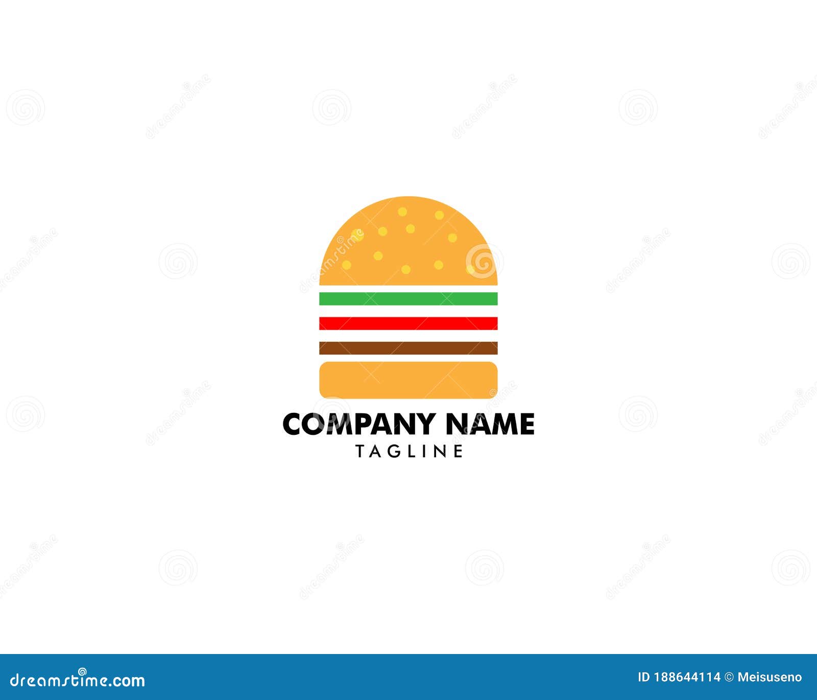 Burger Vector Logo Design Element Stock Vector - Illustration of fresh ...
