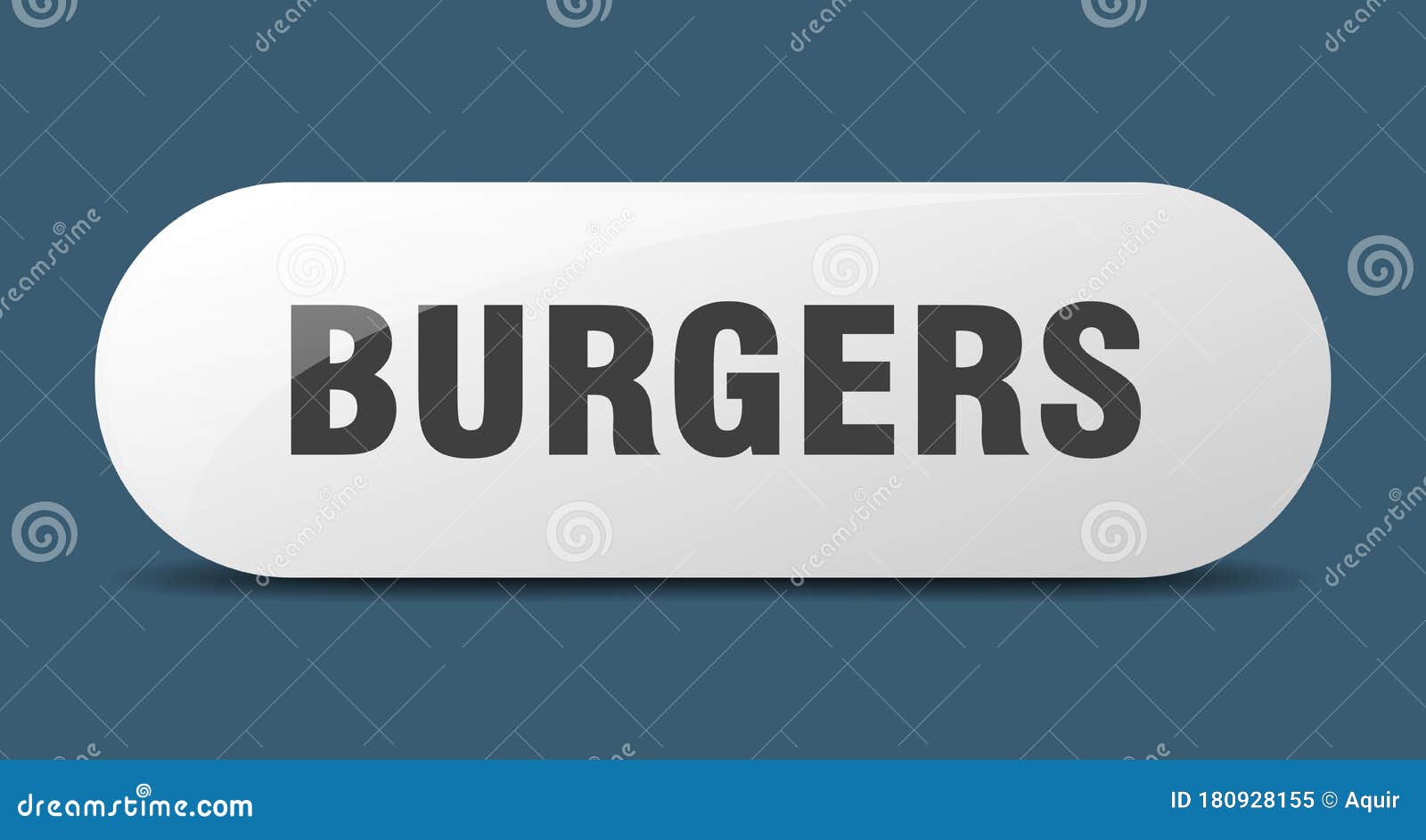 Burgers Button. Burgers Sign. Key. Push Button Stock Vector ...