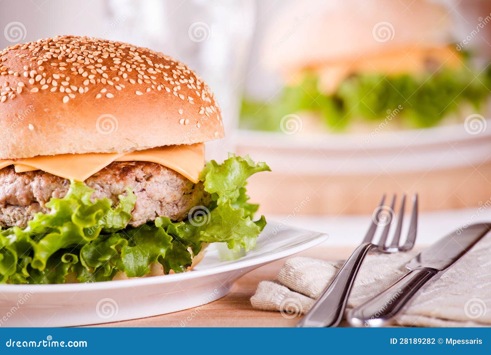 Burgers for Lunch stock photo. Image of food, colorful - 28189282