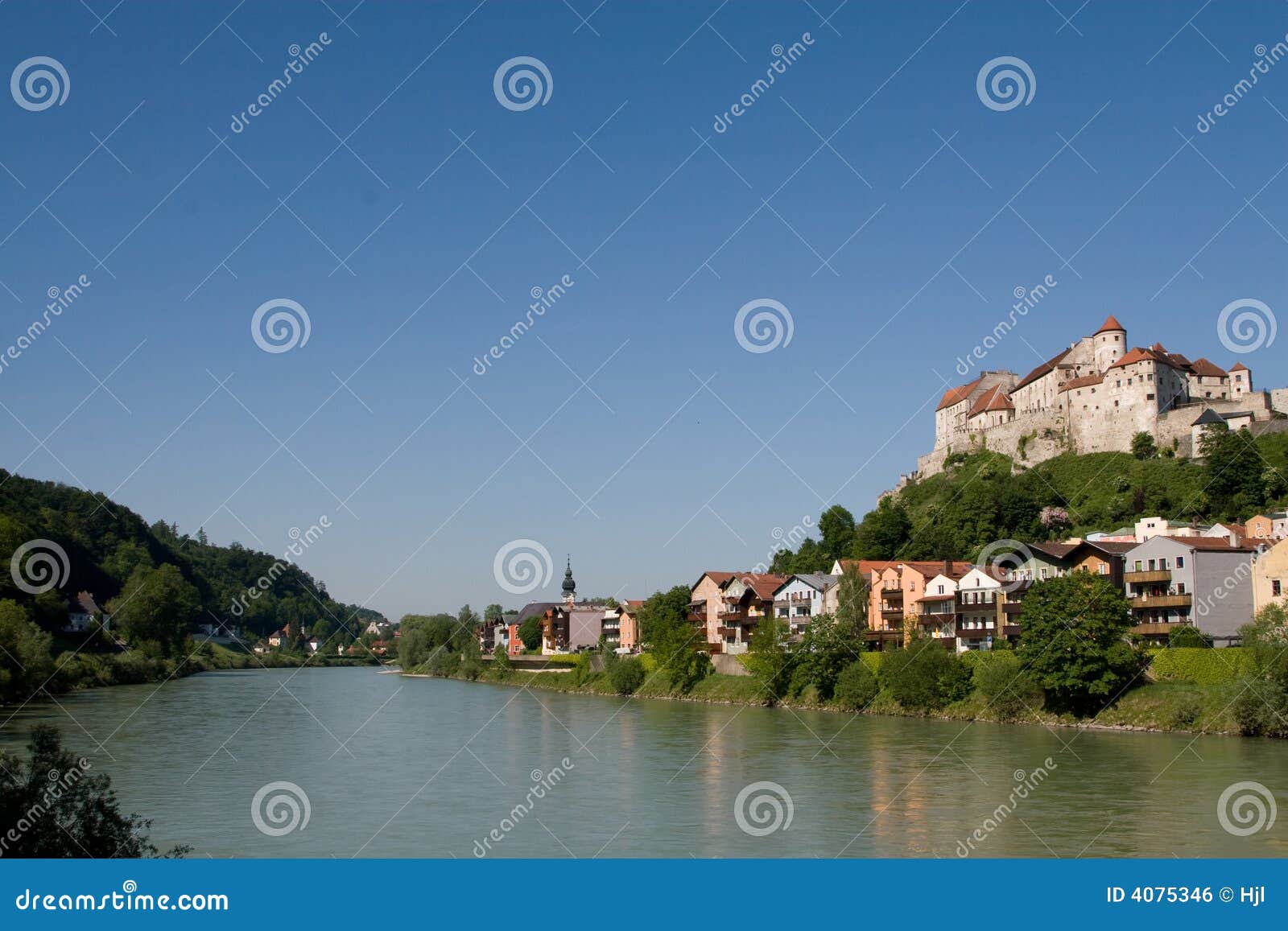 Burghausen stock photo. Image of europe, architecture - 4075346