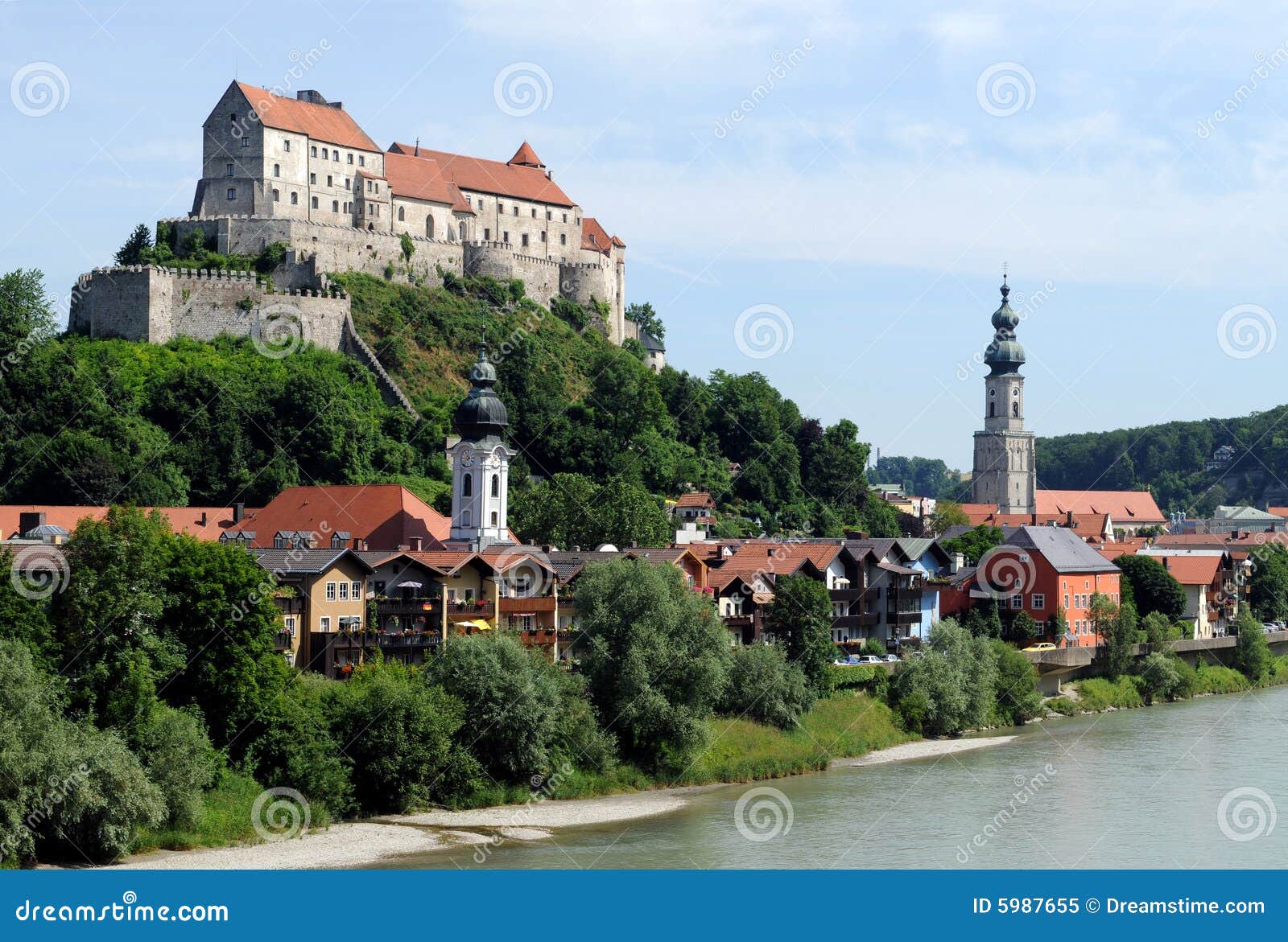 Burghausen stock image. Image of outdoors, view, structure - 5987655