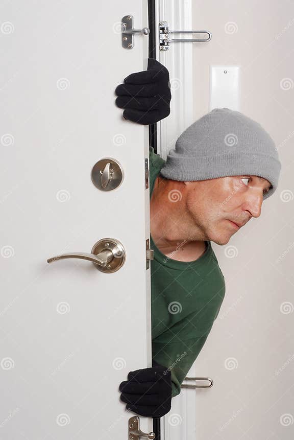 Burglar stock image. Image of criminal, vandalism, house - 10798627