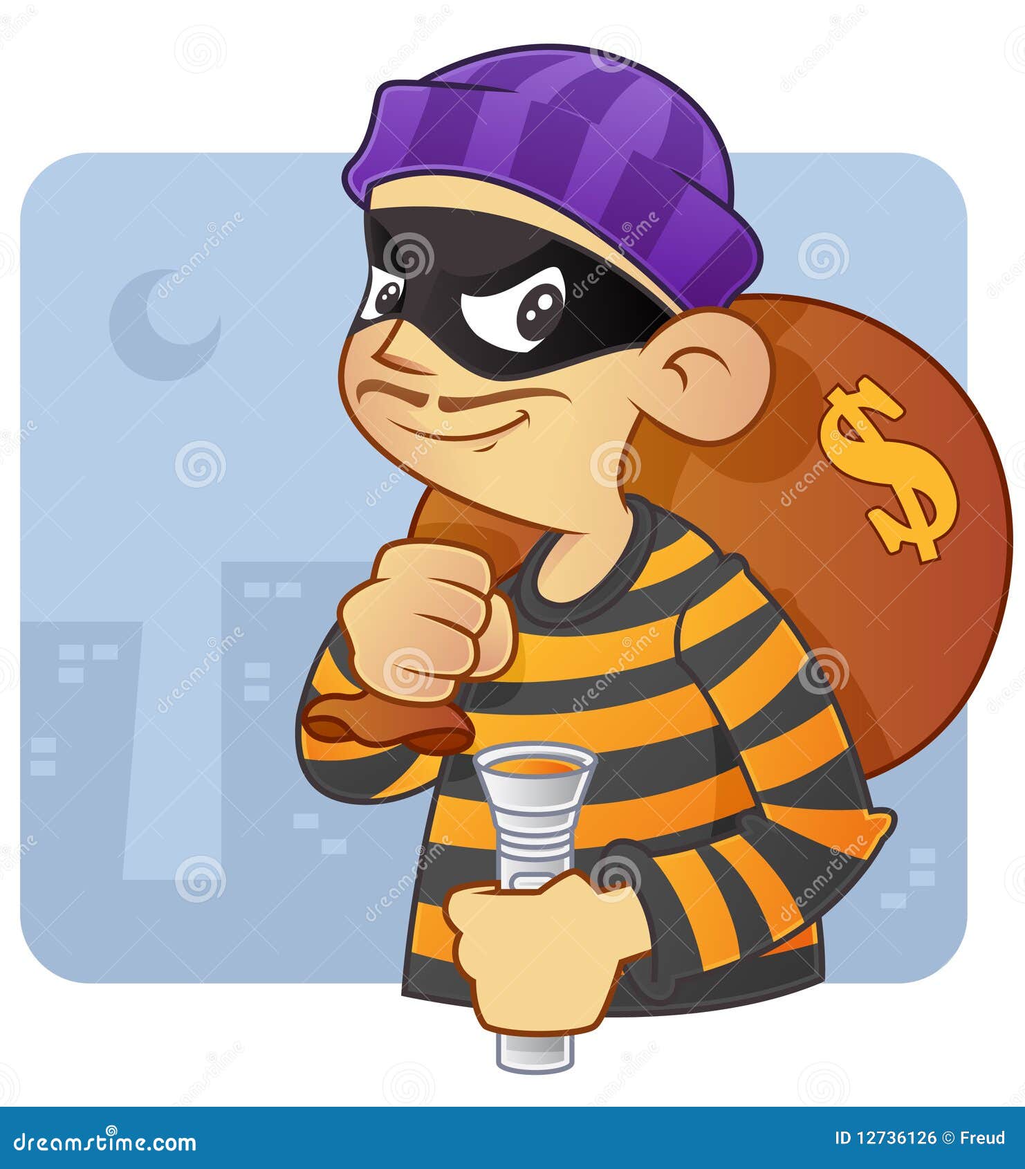 People Occupation Illustration Burglar Action Stock Illustrations – 12 ...