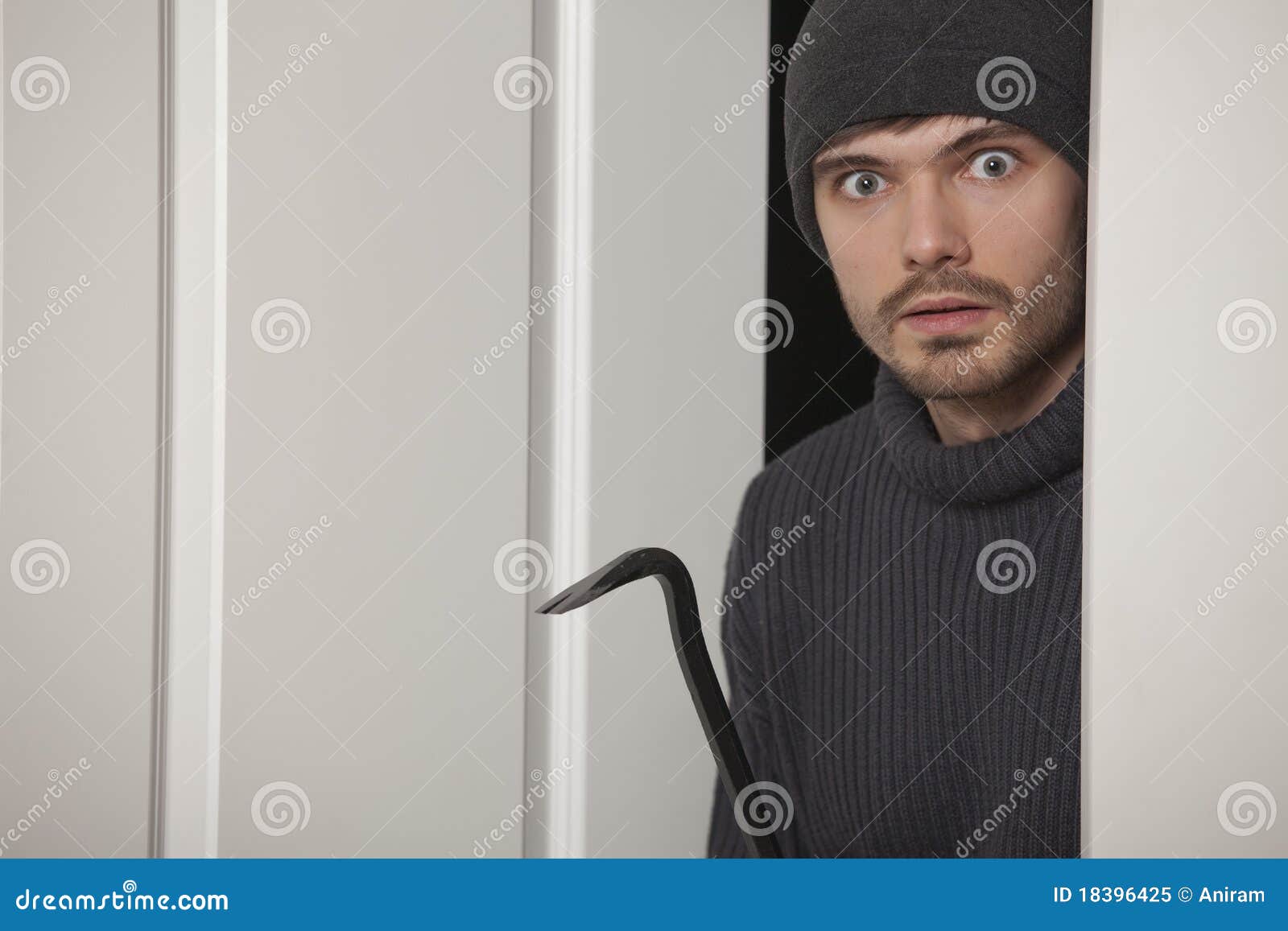 Burglar stock image. Image of surprised, convict, house - 18396425