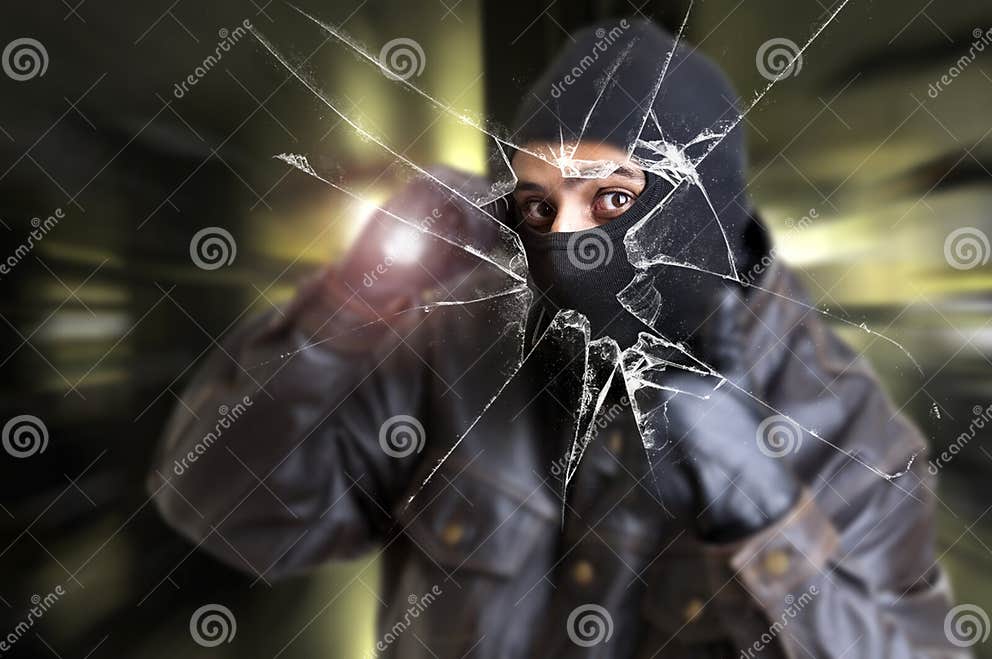 Burglar stock photo. Image of looking, stealing, theft - 21947800