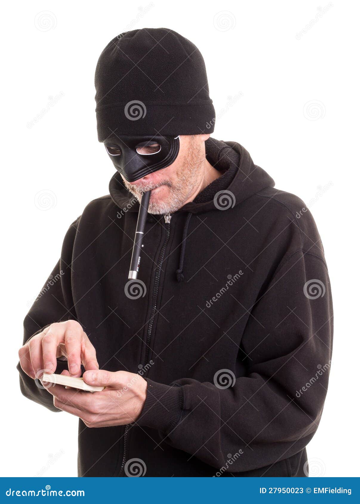 Burglar Counting Money stock image. Image of money, thief - 27950023
