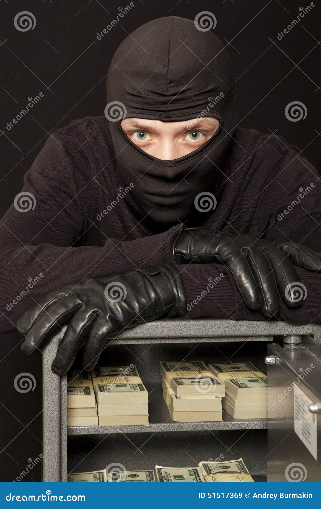 Burglar stock image. Image of crime, money, balaclava - 51517369