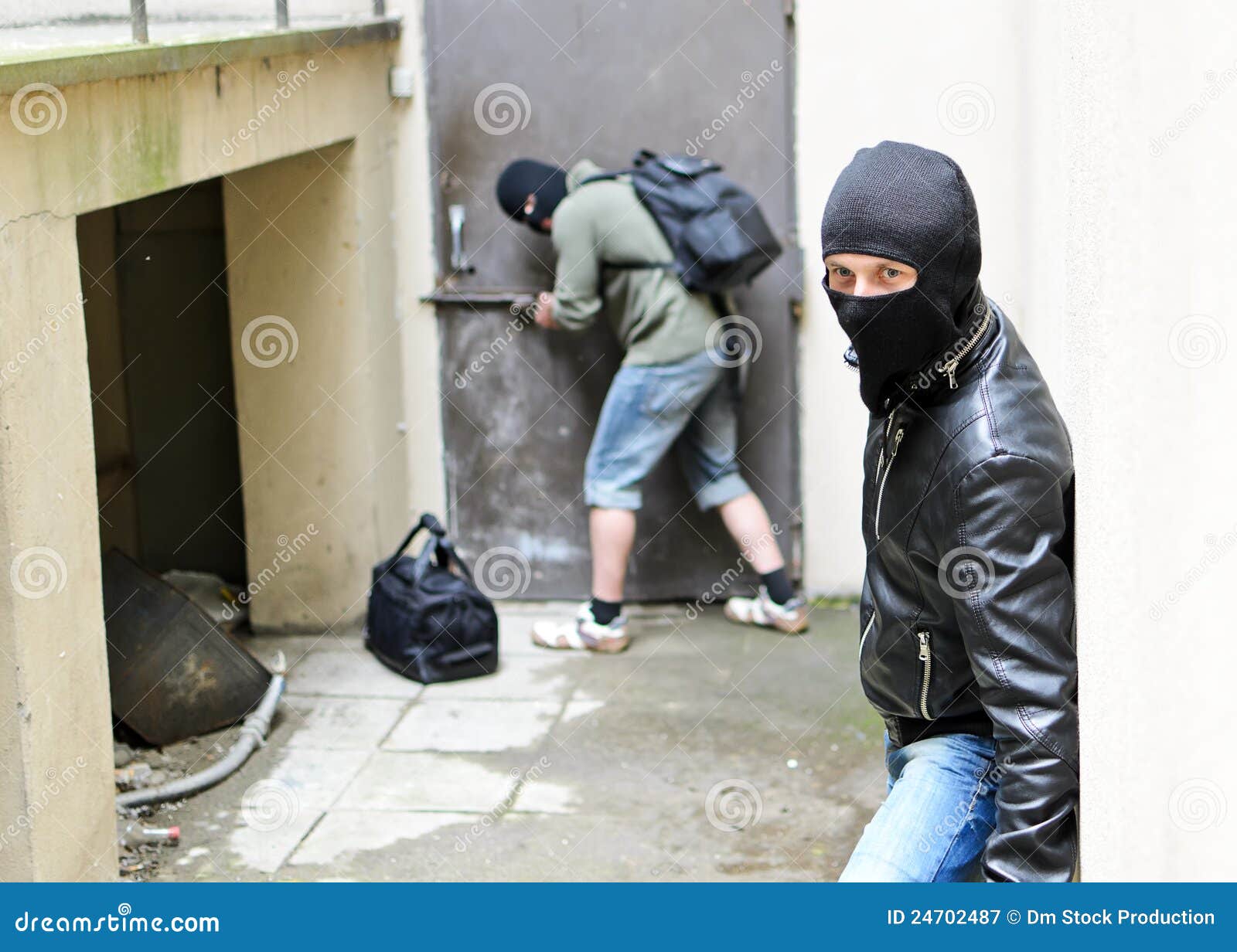 Burglary. Royalty Free Stock Photography - Image: 24702487