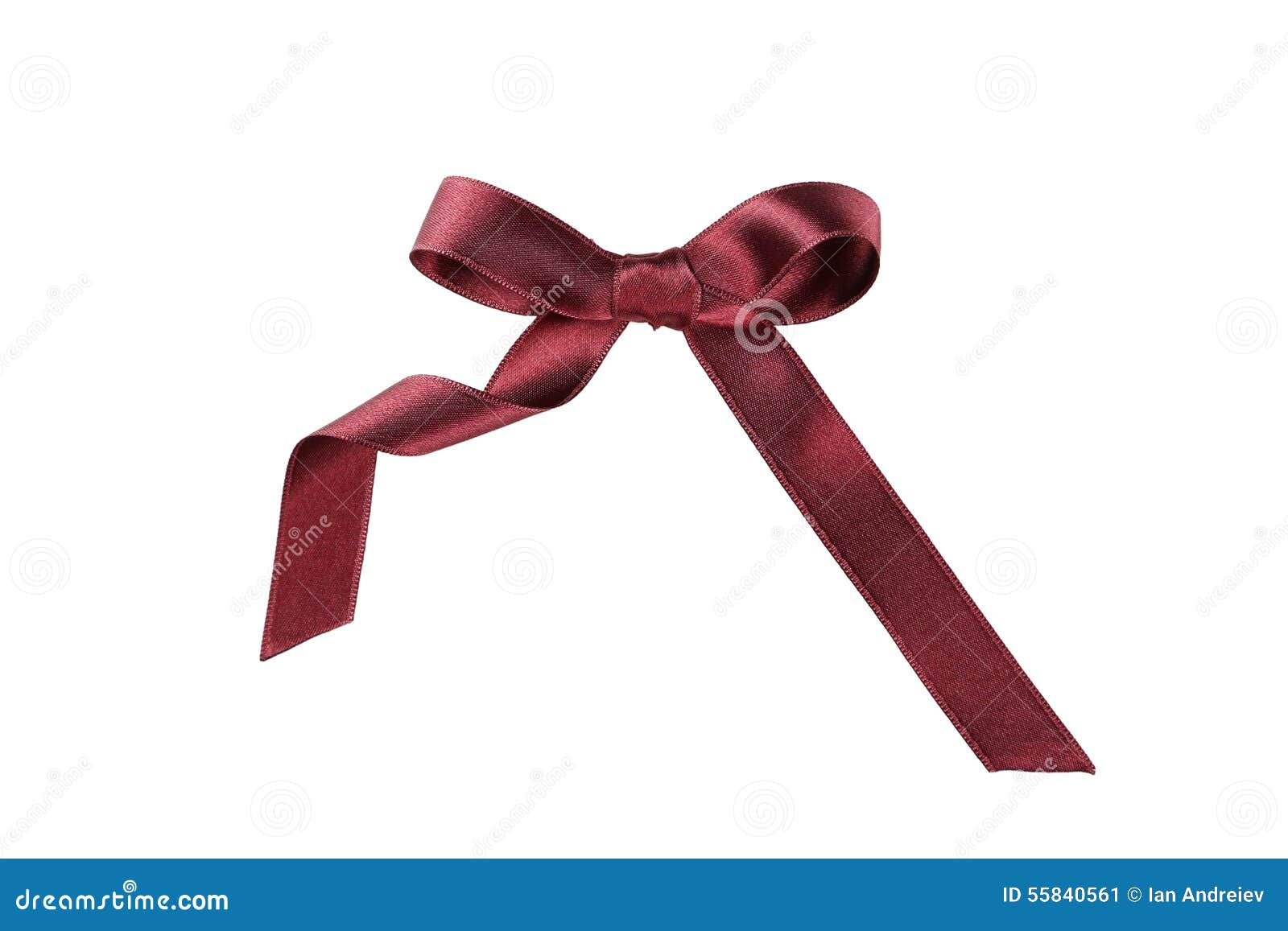 Burgundy bow stock image. Image of shiny, wedding, ornament - 55840561