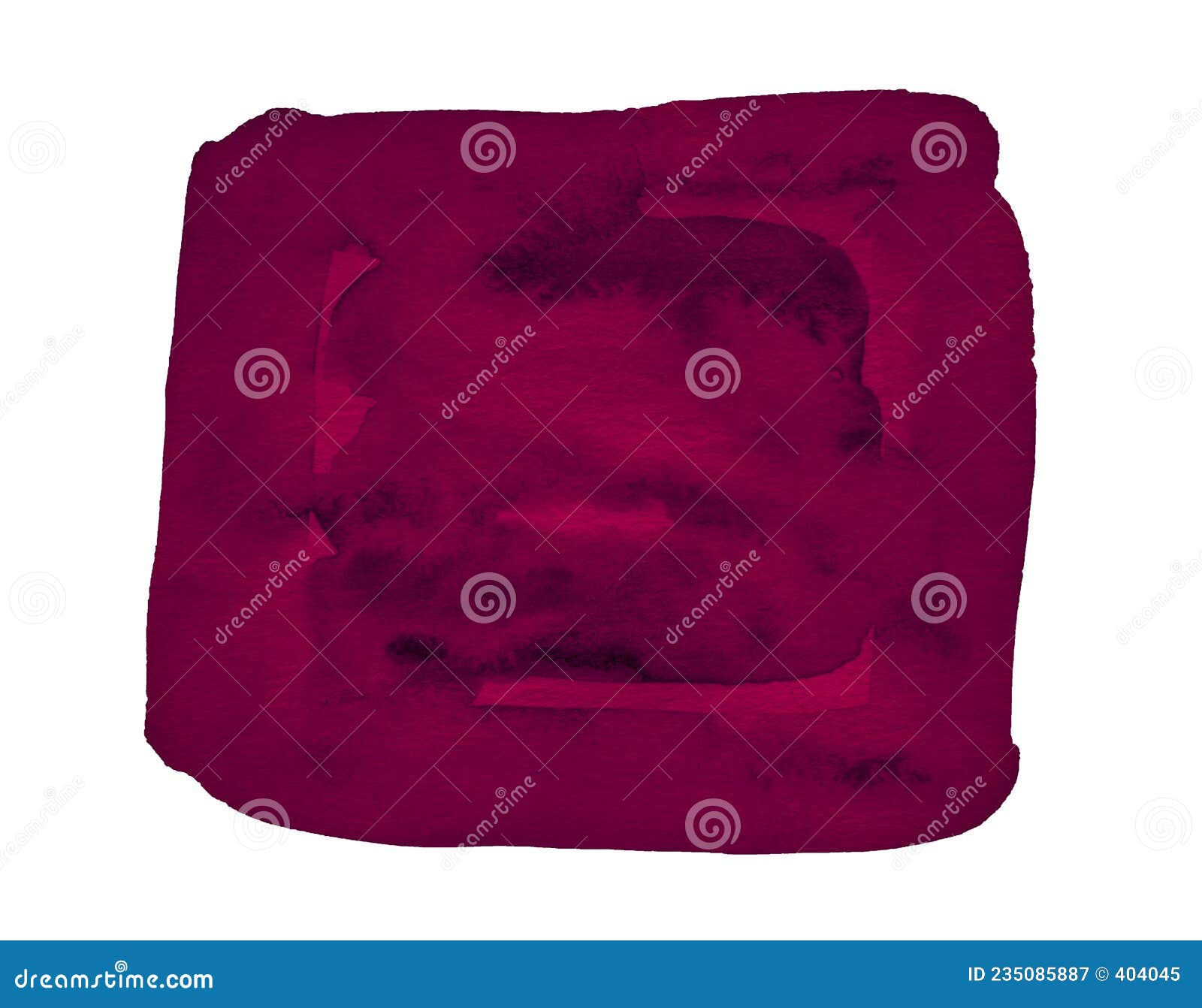 Burgundy Color Watercolor Rectangular Frame, Creative Background for ...
