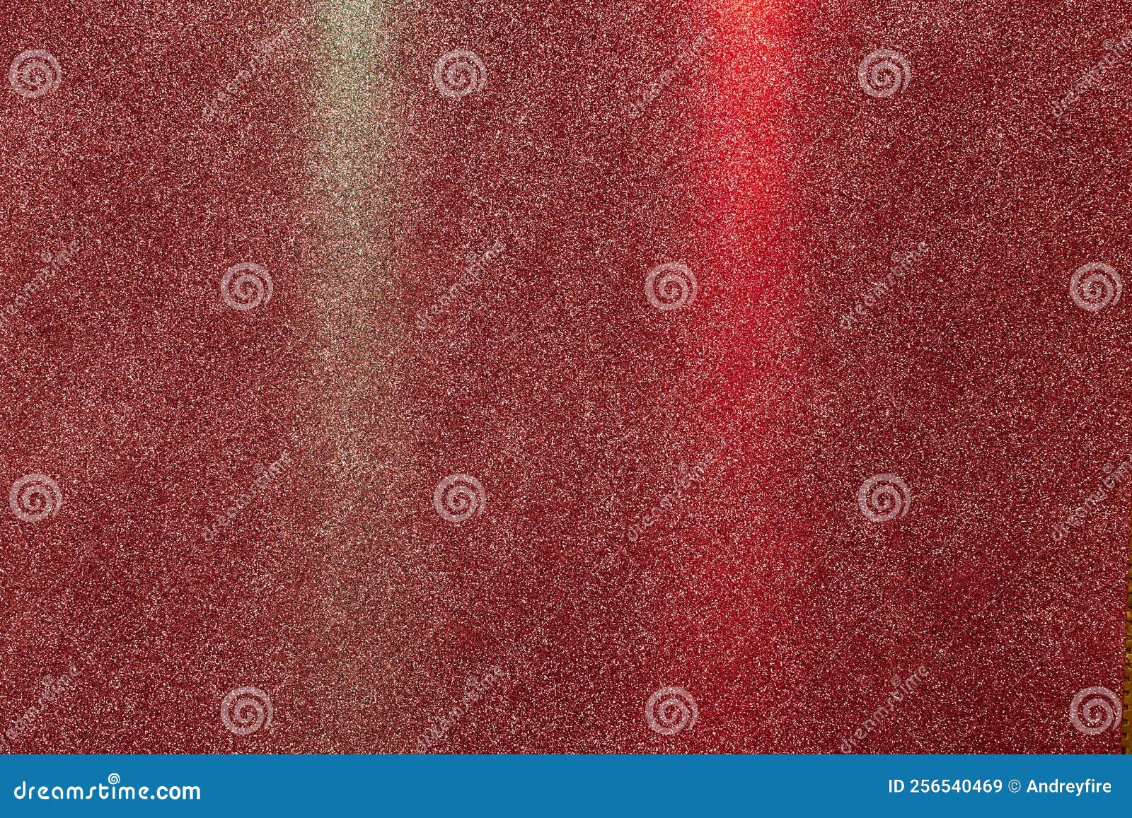 On a Burgundy Finely Grained Background, Vertical Rays of Red and Green ...