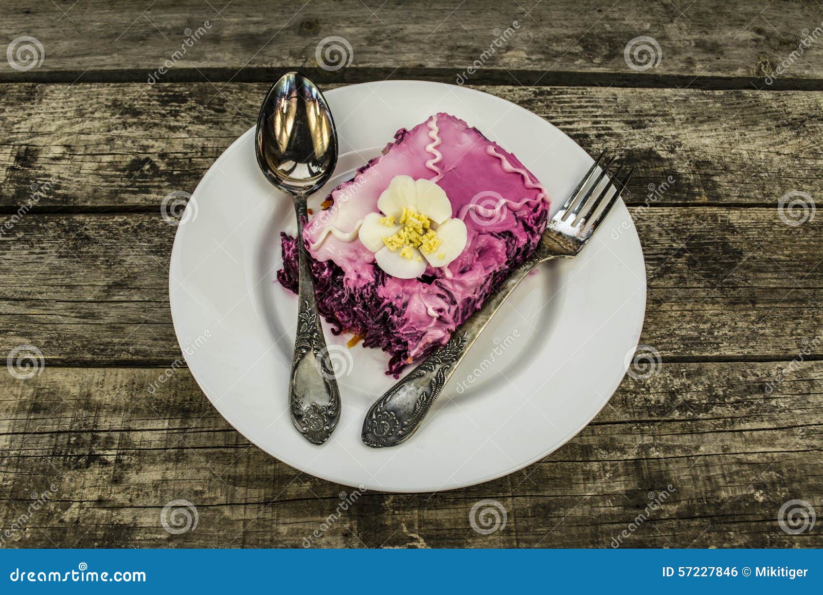 Buriak salad stock photo. Image of spices, eggs, decoration - 57227846